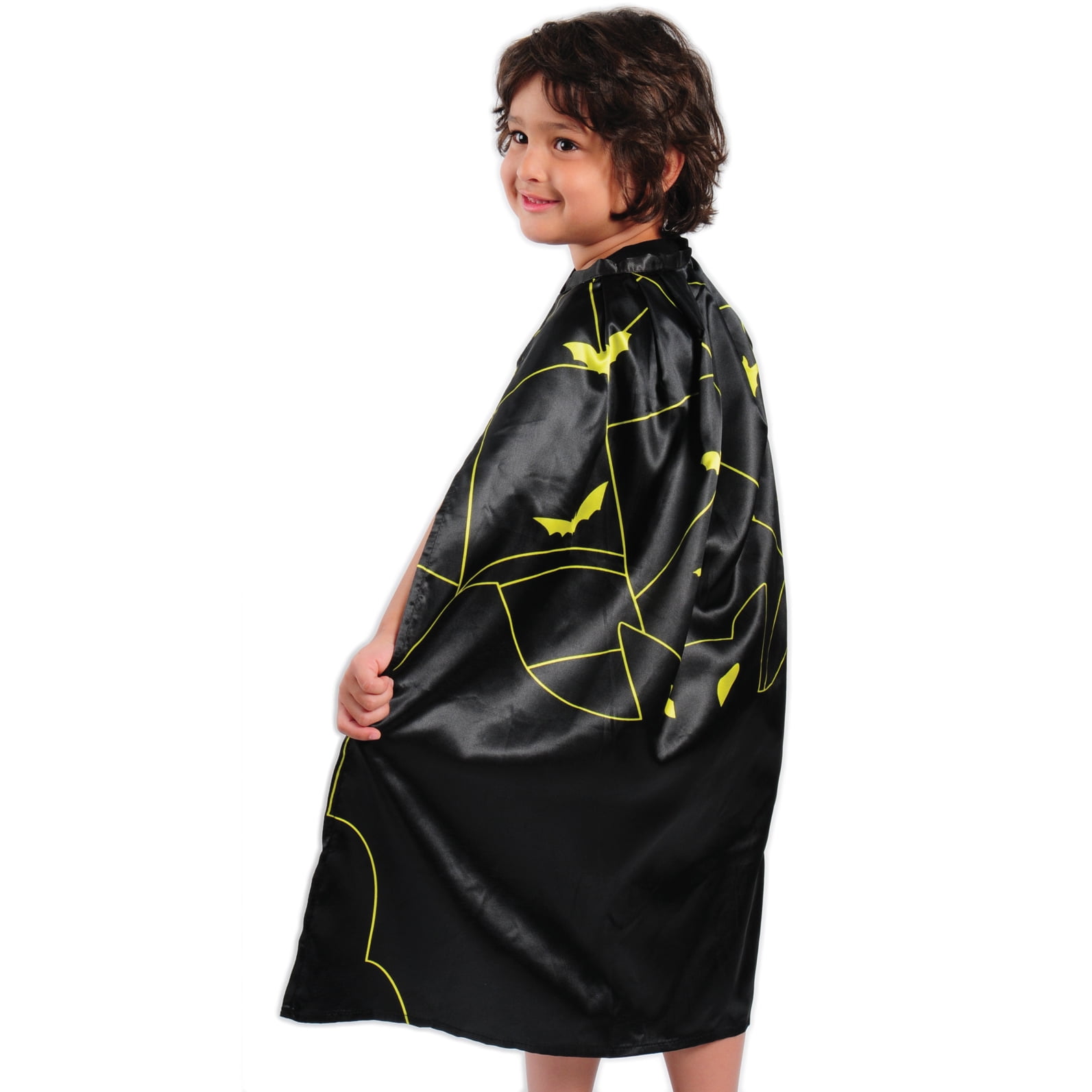 Halloween Bat Dress Up Costume Superhero Polyester Cape, For Child ...