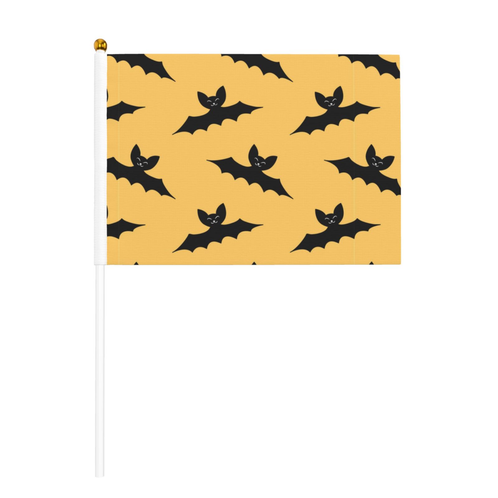 Halloween Bat Flag Small Mini Hand Held Flags Small Miniature Flags 5 ...