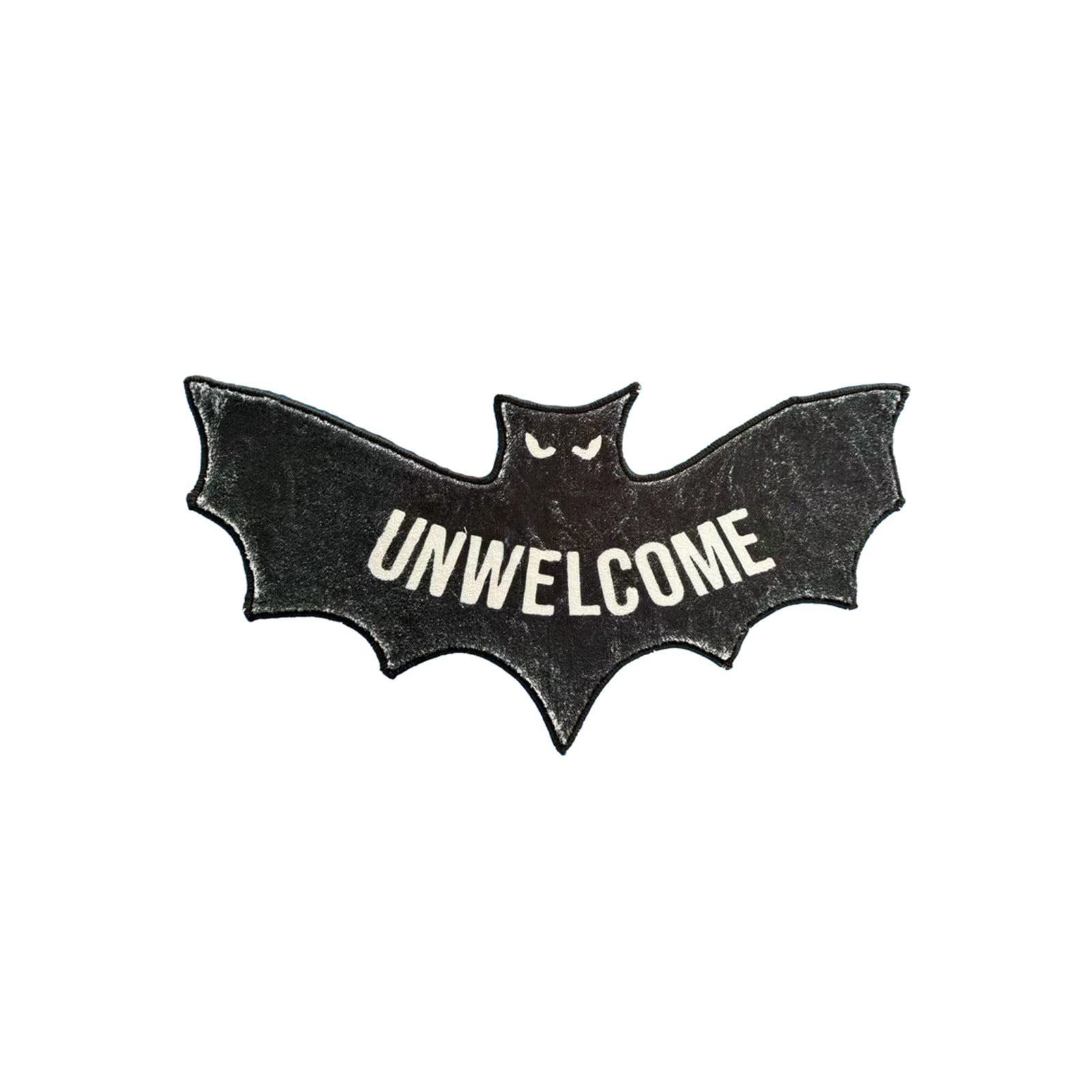 Halloween Bat Rug – Midnight Shadows Unwelcome Bat Shaped Coir Mat ...