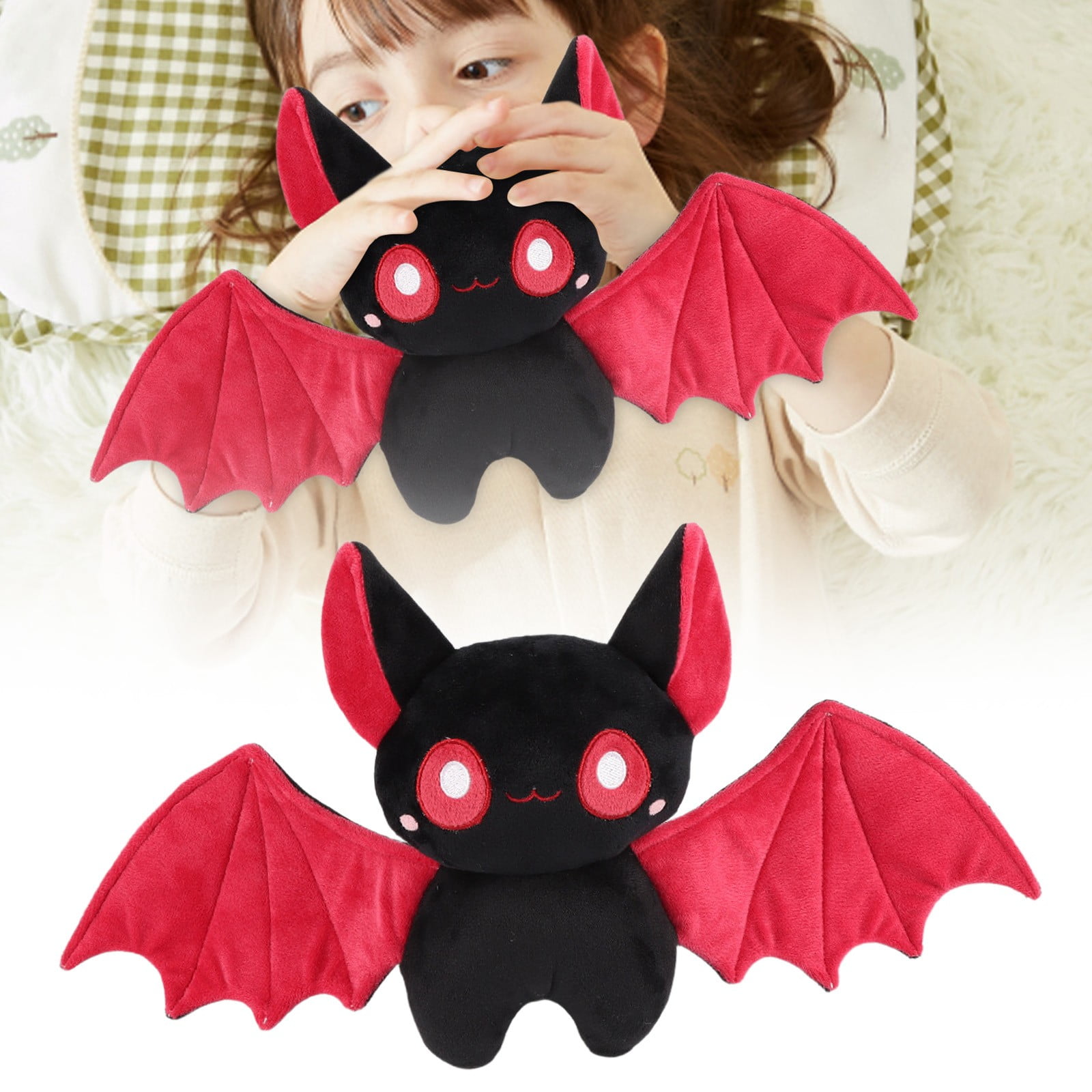 Halloween Bat Toy Realistic Stuffed Animal Soft Cute Decorations For ...