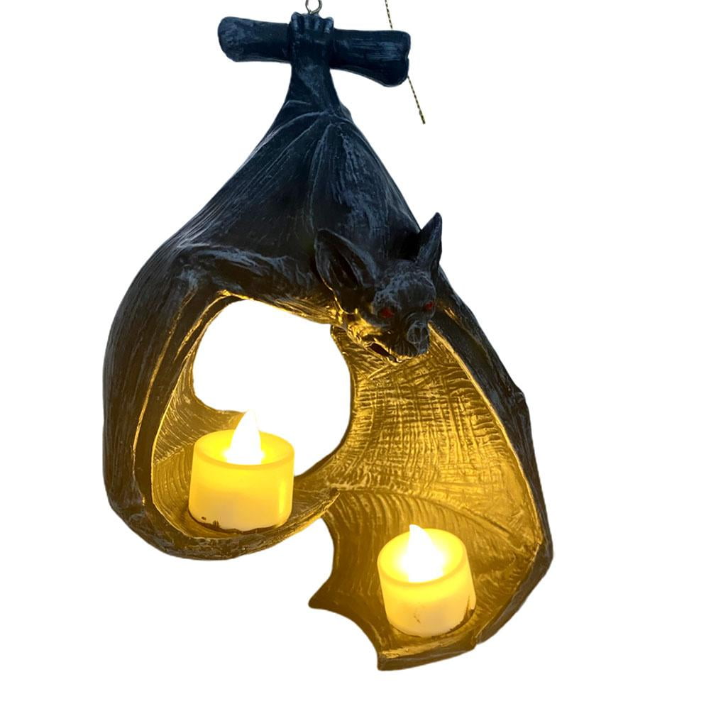 Halloween Bat Wall Candle Tealight Holder Candlestick Bat Sculpture ...