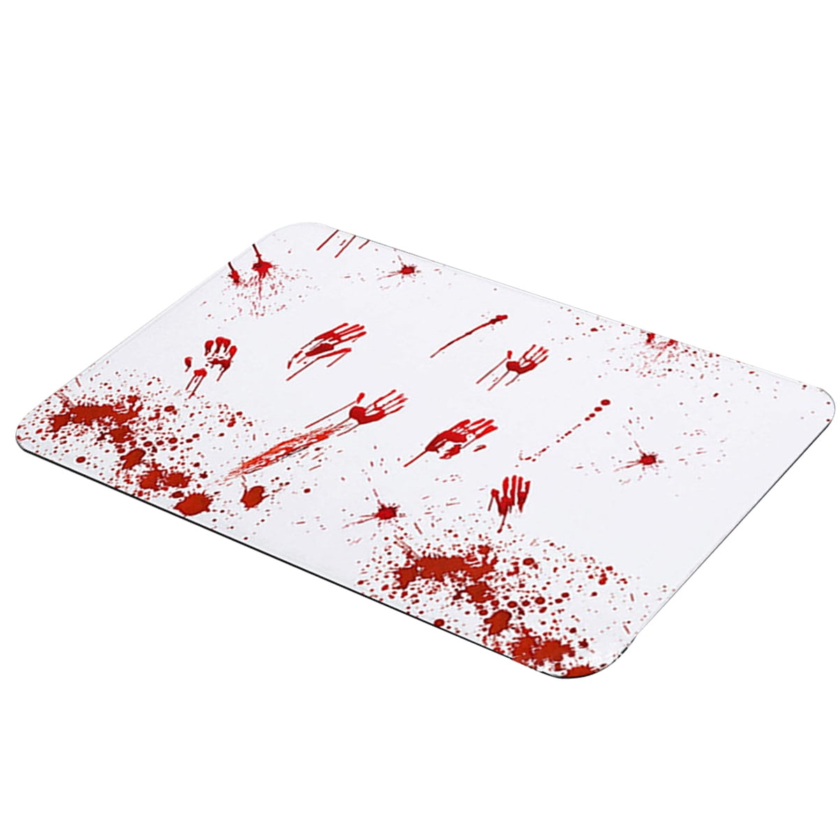 Halloween Bath Bloody Footprint, Printed Blood Footprint Prank Blood ...