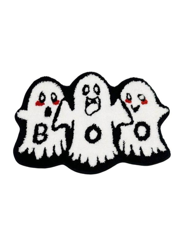 Halloween Bath Mat - Non-Slip Ghost & Pumpkin Themed Bathroom Rug ...