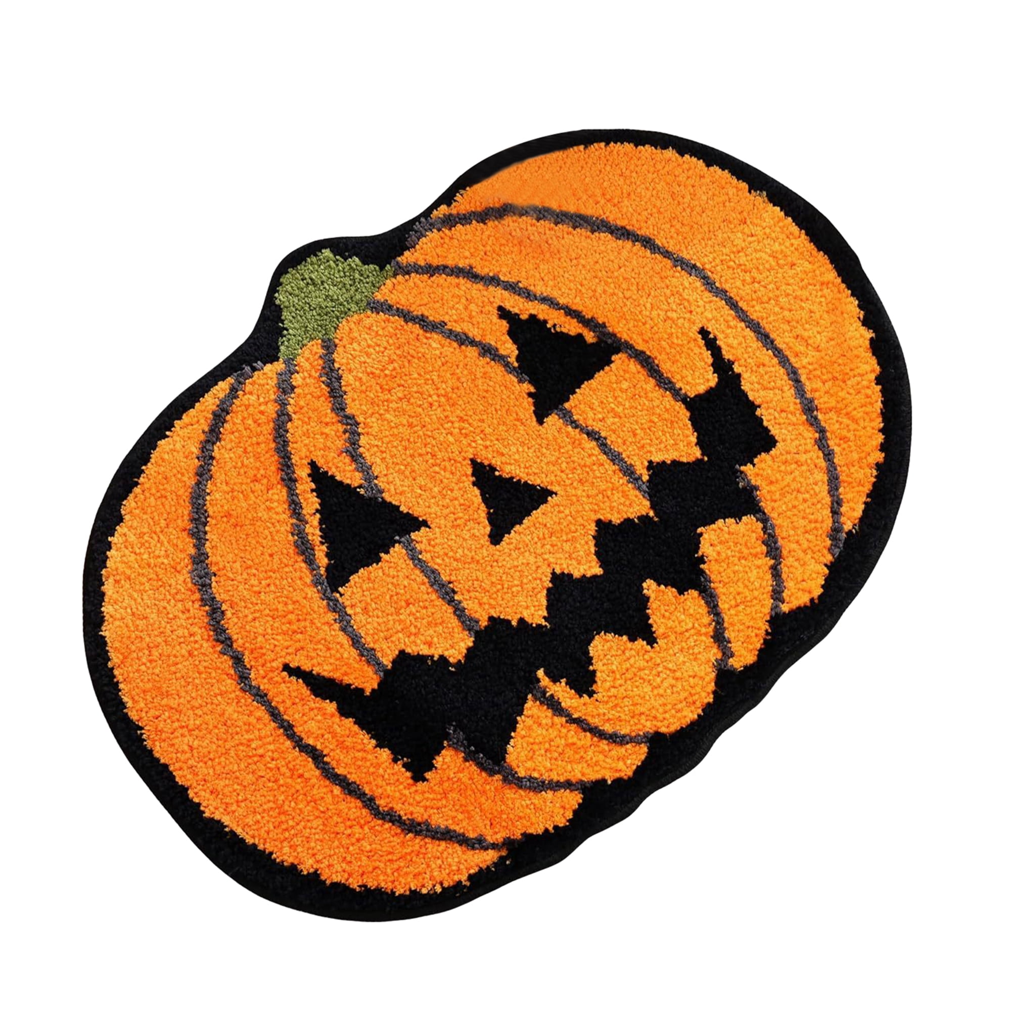 Halloween Bathroom Rugs Cute Pumpkin Cat Ghost Pattern Mats Soft Non ...