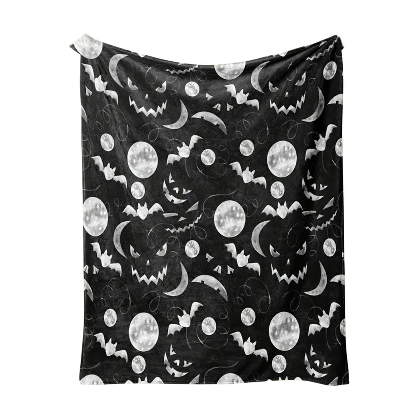Halloween Bats Bed Sheets, Gothic Pumpkin Fitted Sheet Full,Cartoon Bat ...