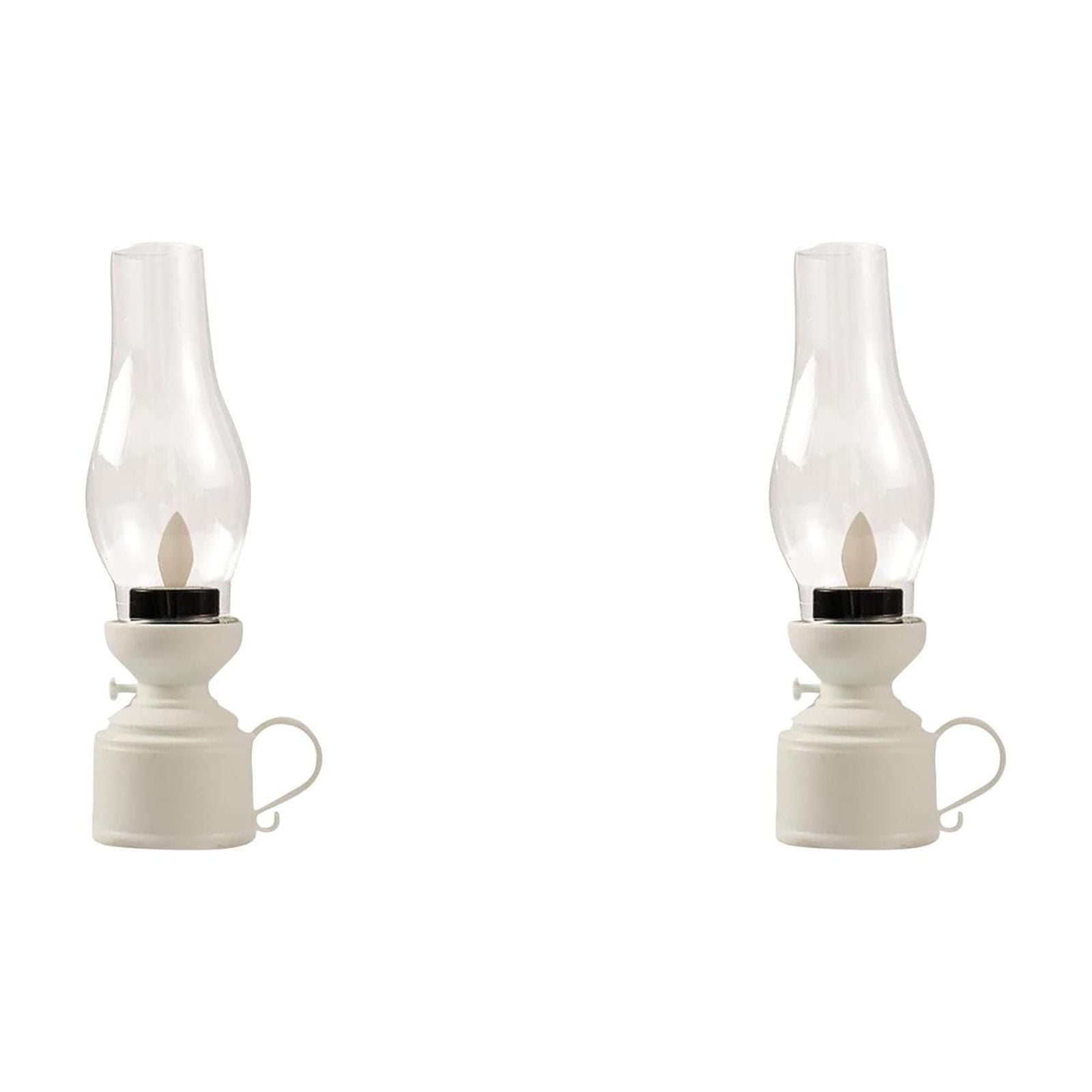 Halloween Battery Operated Flameless Kerosene Lamp, Vintage Style LED ...