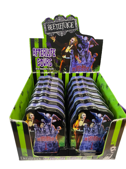 Halloween Beetlejuice Afterlife Candy Sours, Sour Blue Raspberry Spooky ...
