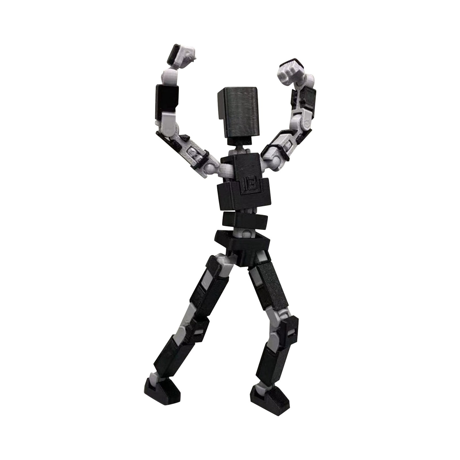 Halloween, Best Gift, Robot Toy, 3D Printed, Stick Bots, Multi Joint 3d Printed Human Doll ...