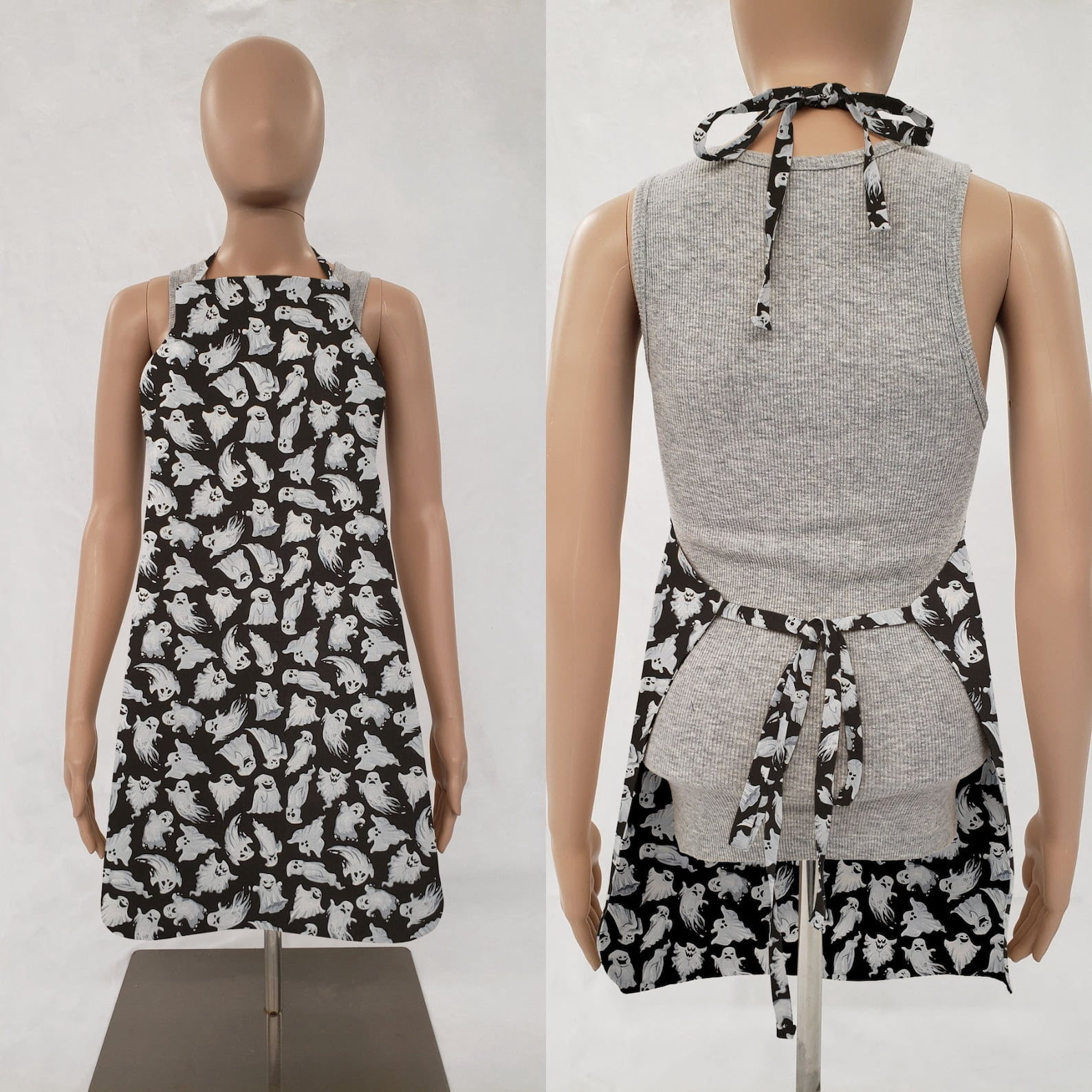 Halloween Bib Apron by Penny's Needful Things (Ghosts) - Walmart.com