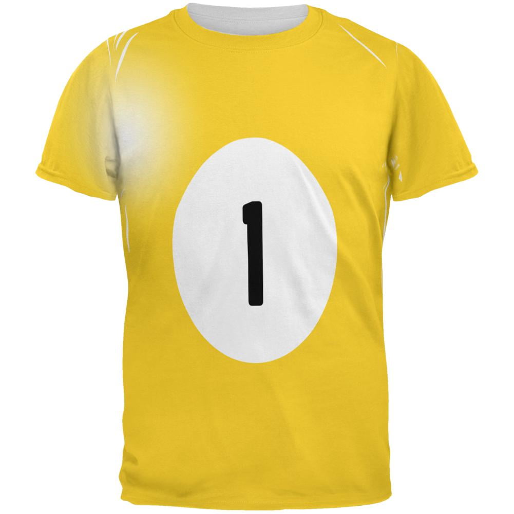 Halloween Billiard Pool Ball One Costume All Over Mens T Shirt Multi X ...