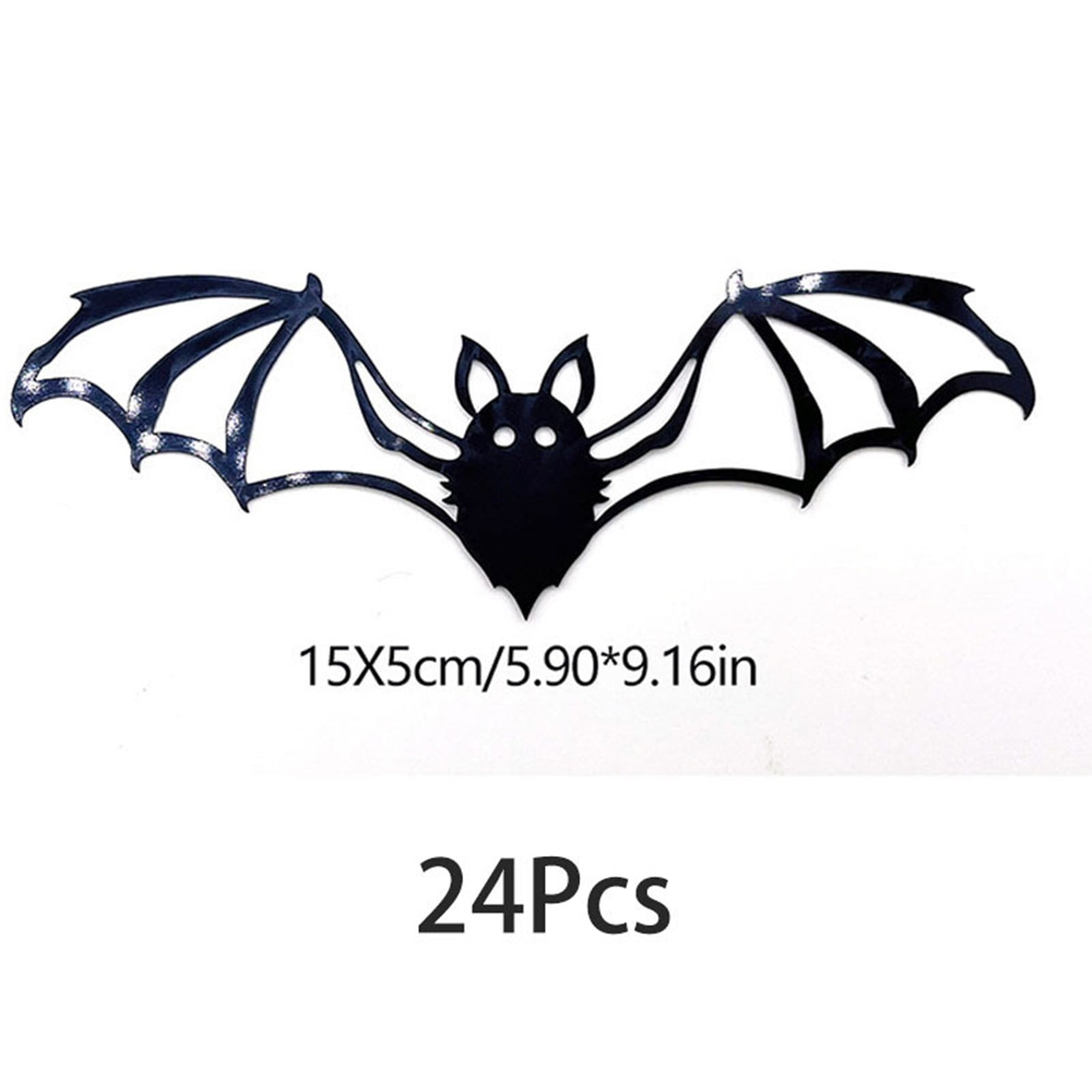 Halloween Black Bat Wall Decals, 3D Bat Stickers for Halloween Party ...