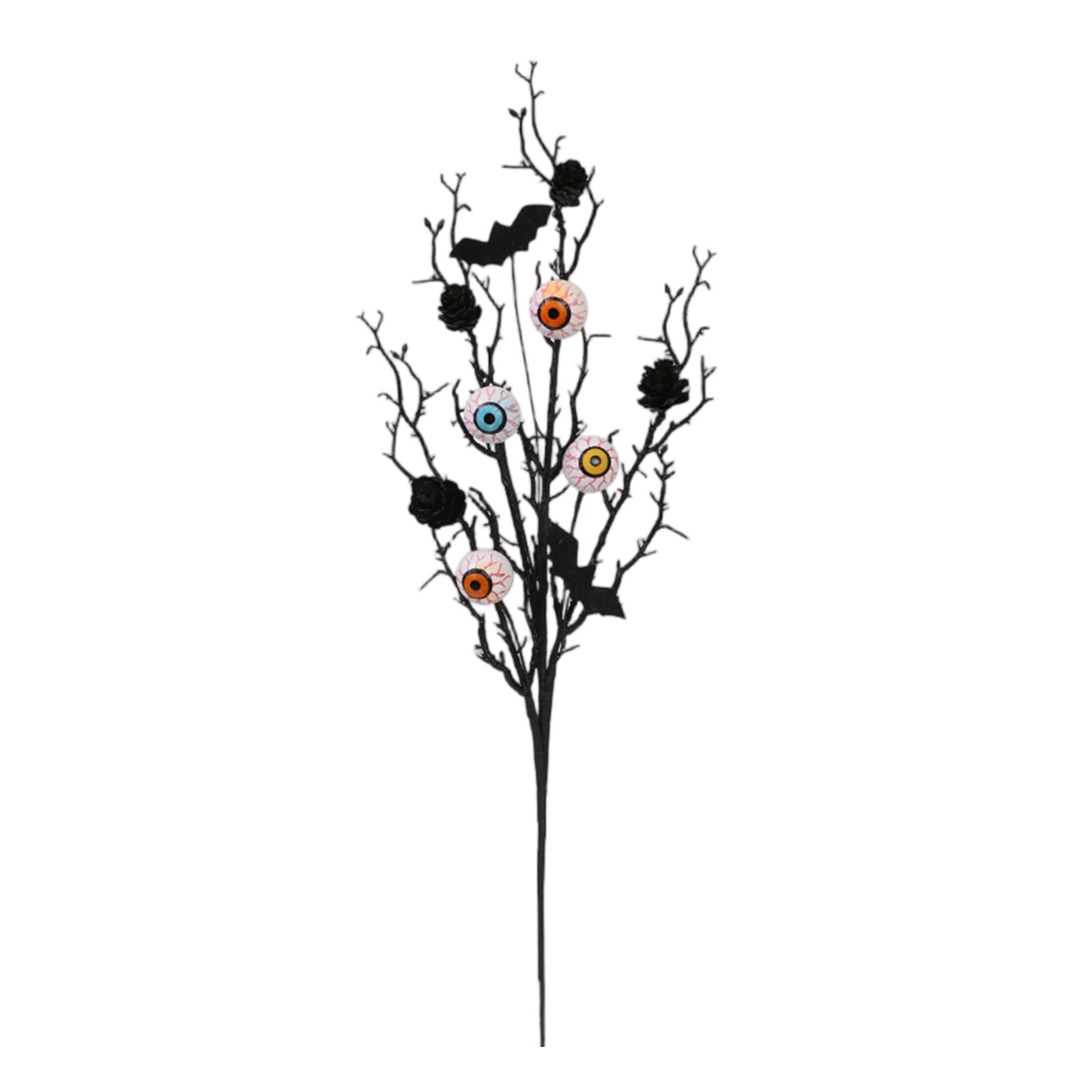 Halloween Black Branch Decoration – A 30-inch tall artificial tree with ...