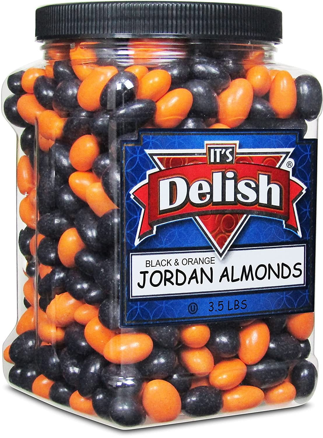 Halloween Black & Orange Jordan Almonds by Its Delish, 3.5 lbs Jumbo ...