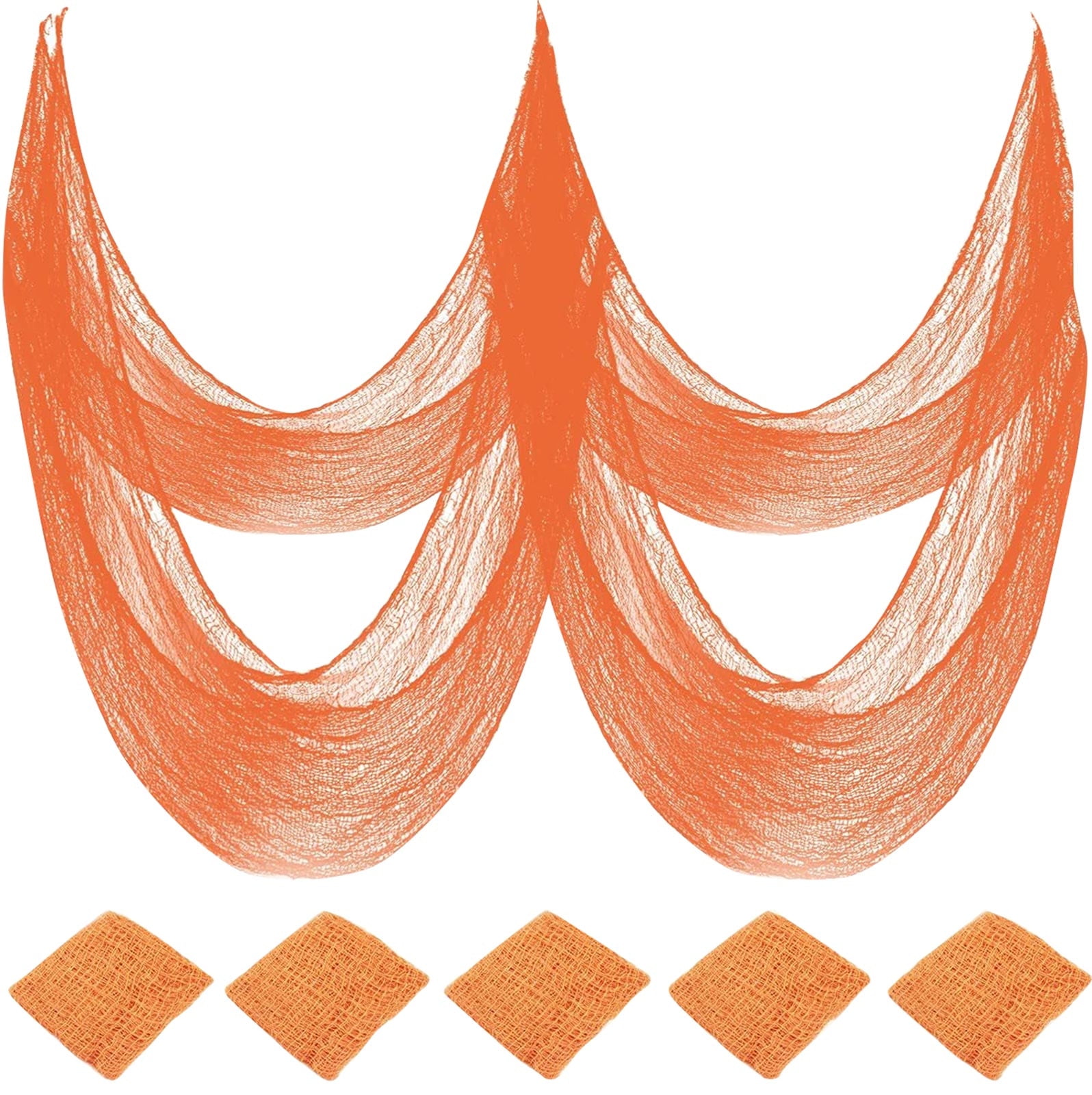 Halloween Black Spooky Scary Creepy Cloth Decor: Gauze Fabric for Party ...