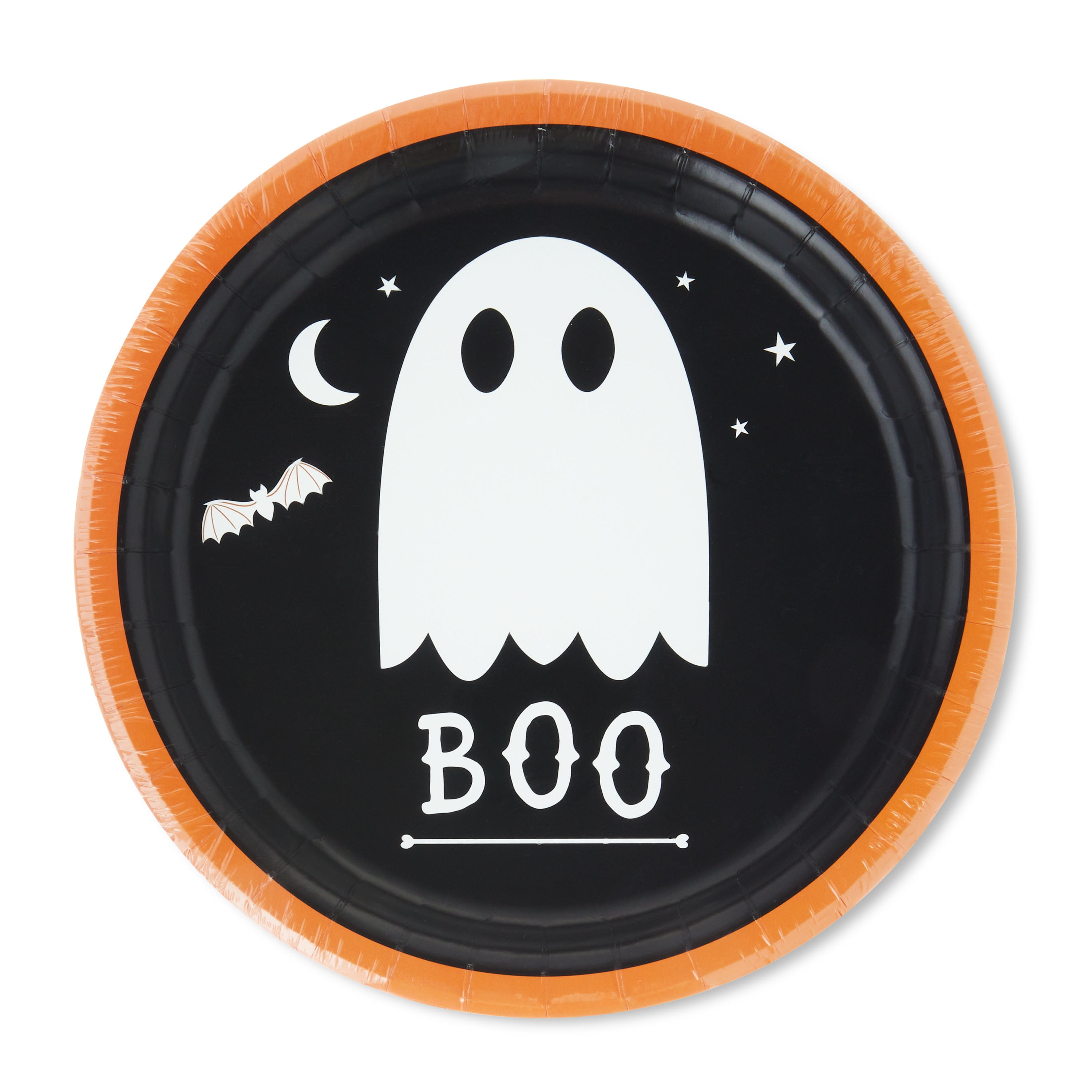 Halloween Boo Ghost Paper Plates, 9", 8 Count, by Way To Celebrate ...