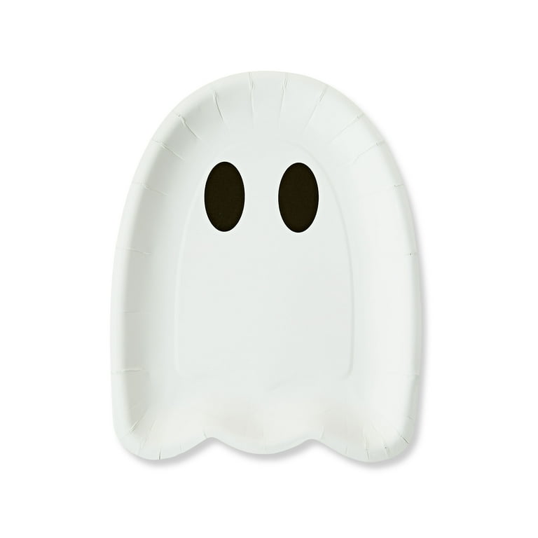 White Paper Plate Ghost Paper Plate Ghost Craft Happy Toddler