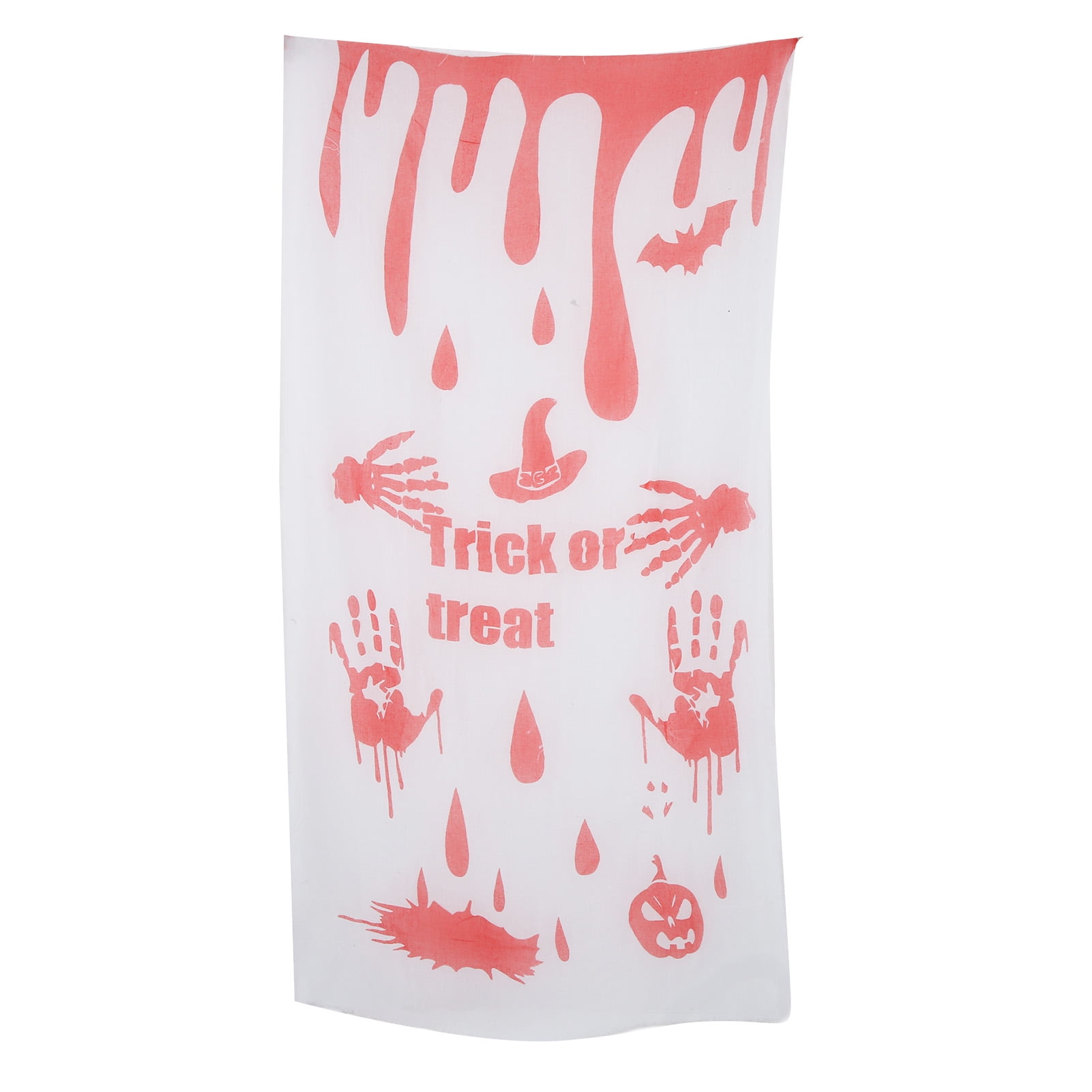 Halloween Blood Door Gauze Decoration Reusable Halloween Wall Decor For ...