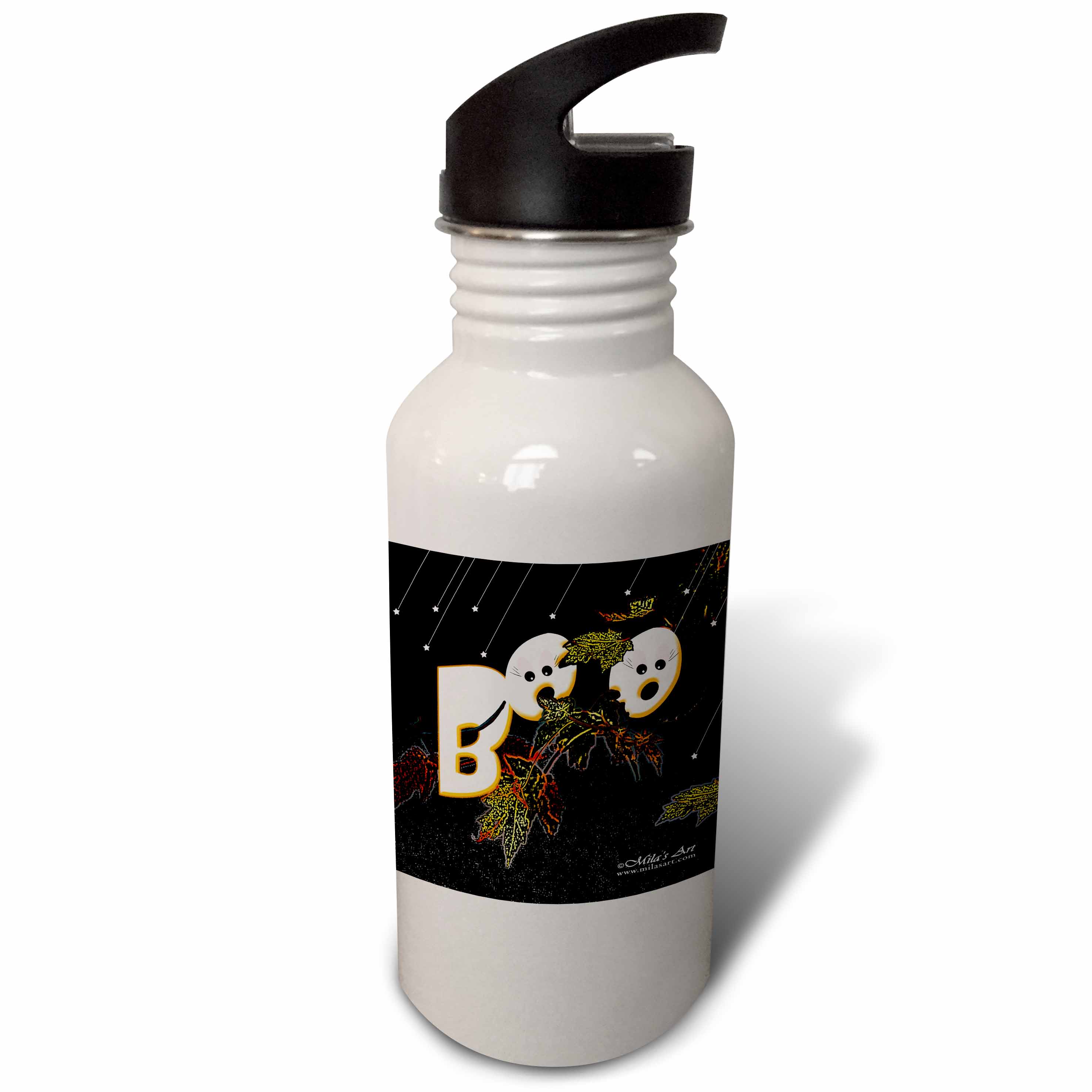 Halloween Boo 21 oz Sports Water Bottle wb-4425-1 - Walmart.com