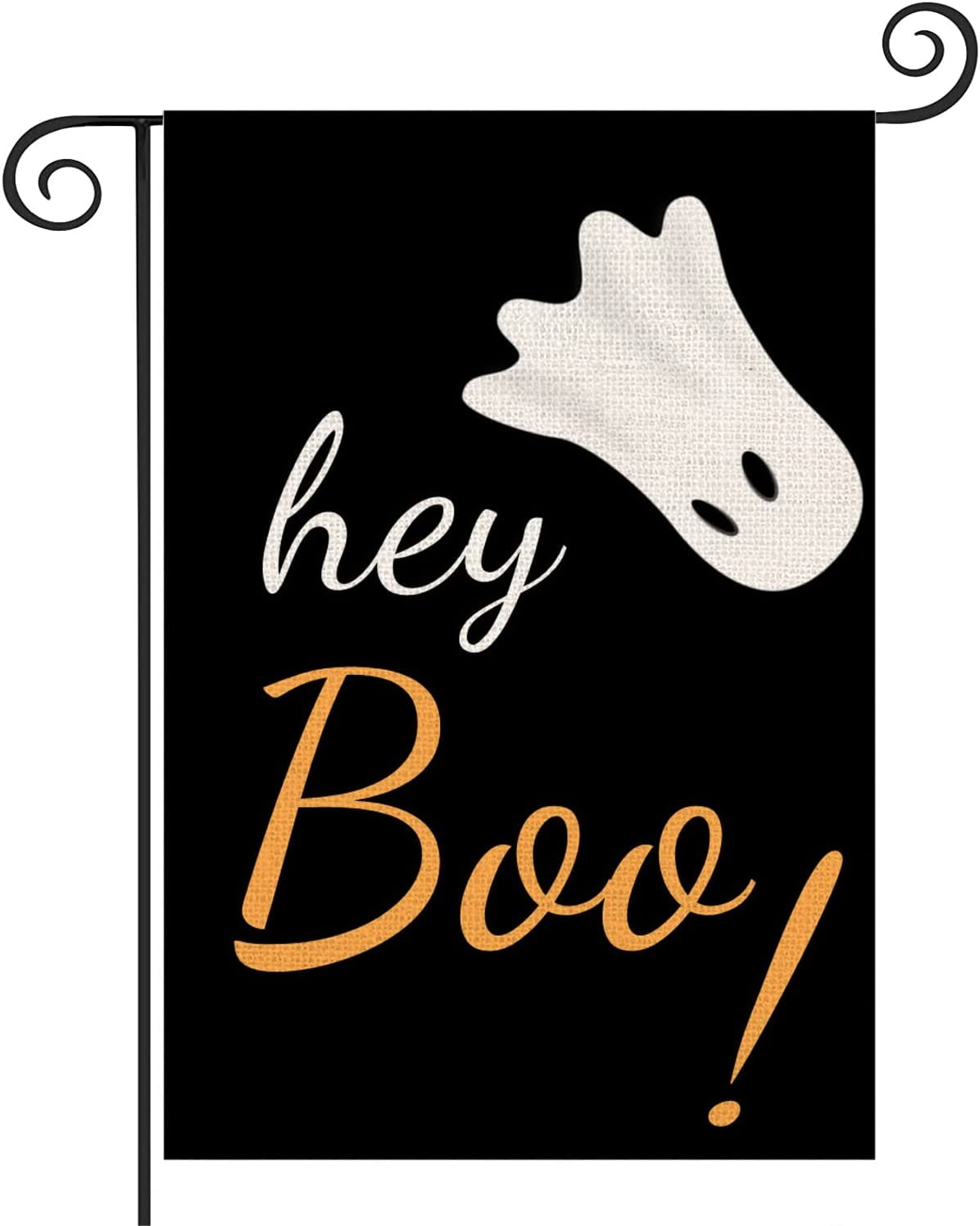 Halloween Boo Ghost Garden Flag 12 X 18 inch Vertical Double Sided ...