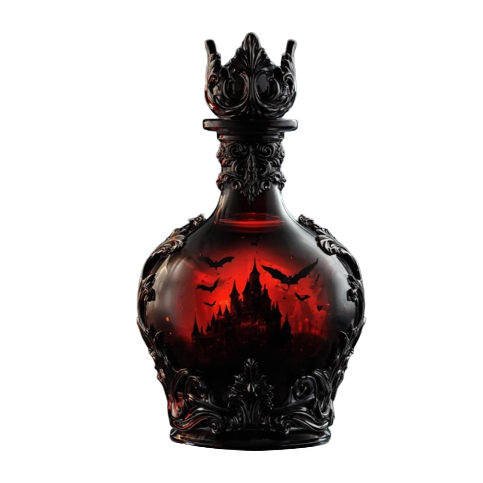 Halloween Bottle Decorative Glass Liquor Storage Idea Witchcraft ...