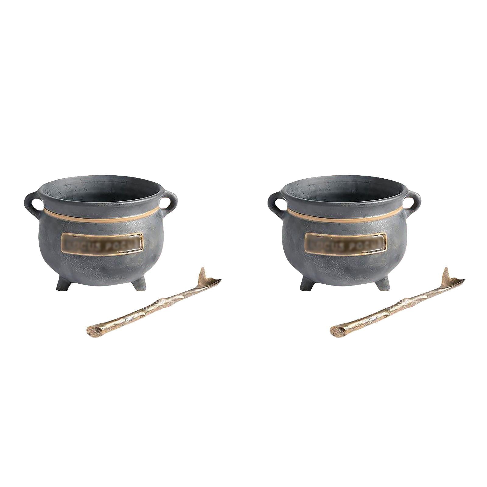 Halloween Bowl -Witches Broth Cauldron with Spoon,Resin Hocus Pocus ...