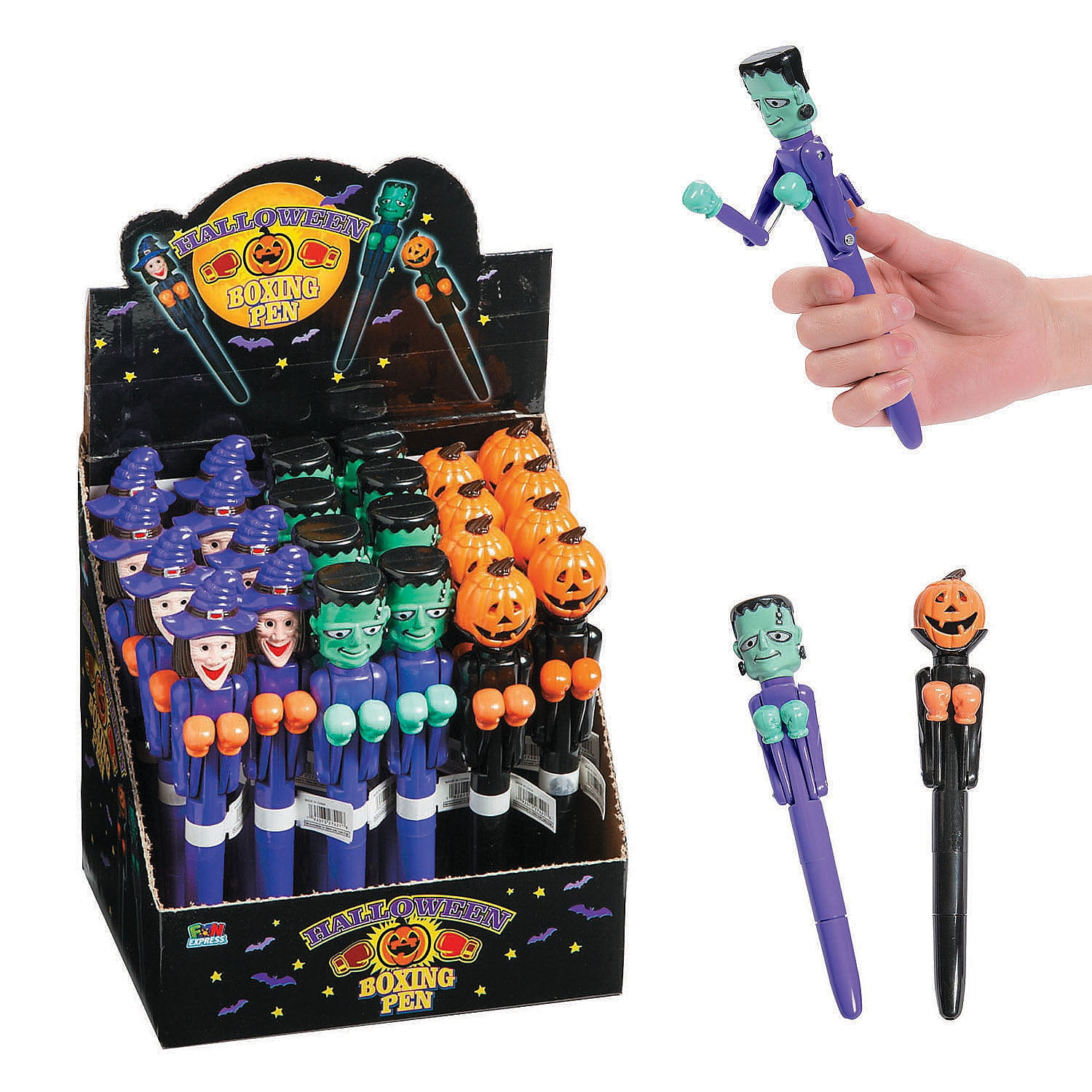 Halloween Boxing Pens (Pc Upc, 24Pc/Db) - Party Favors - 24 Pieces ...