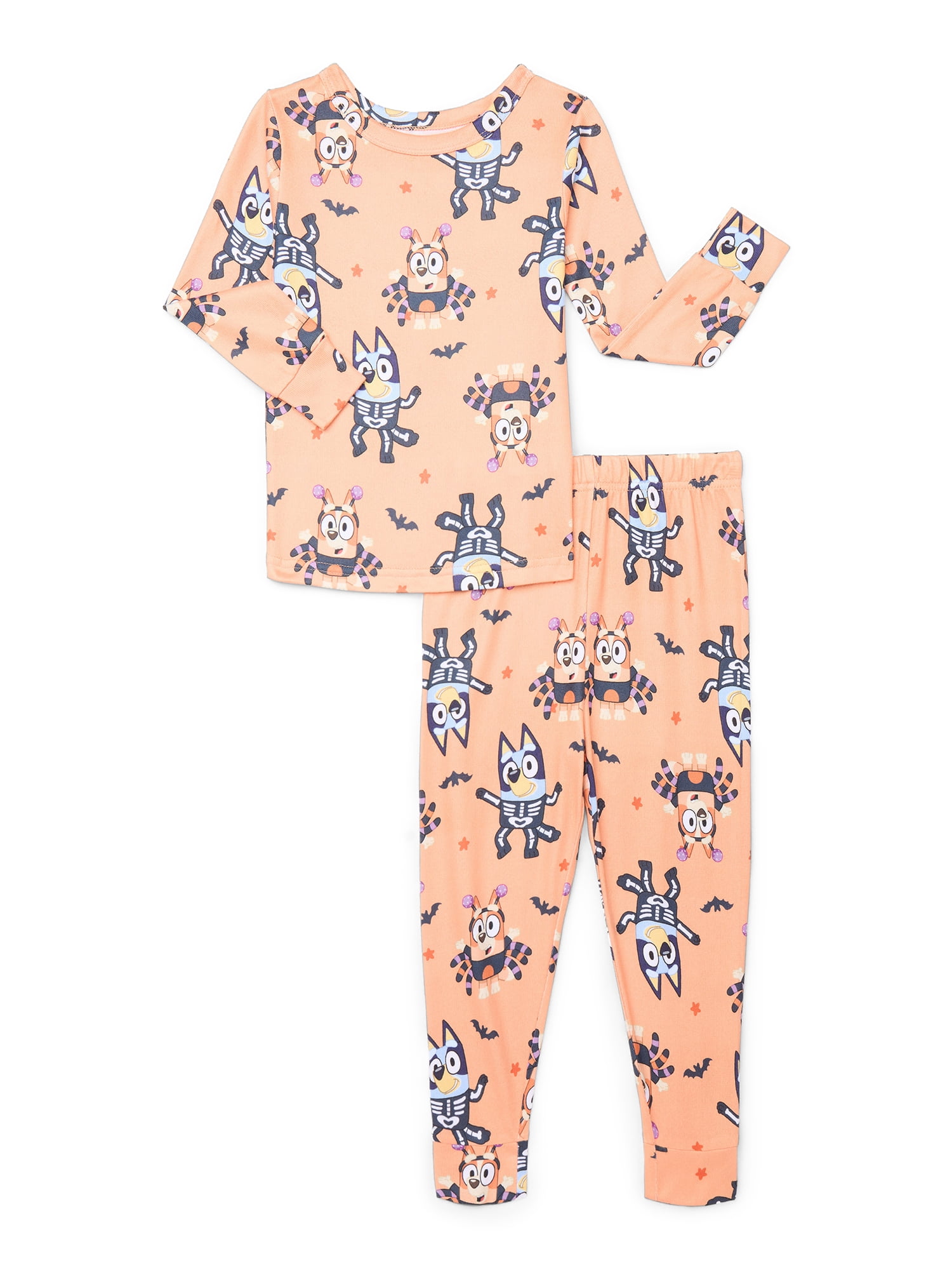 Bluey and Bingo Boys Halloween Pajama Top and Pants Set, 2-Piece, Sizes ...