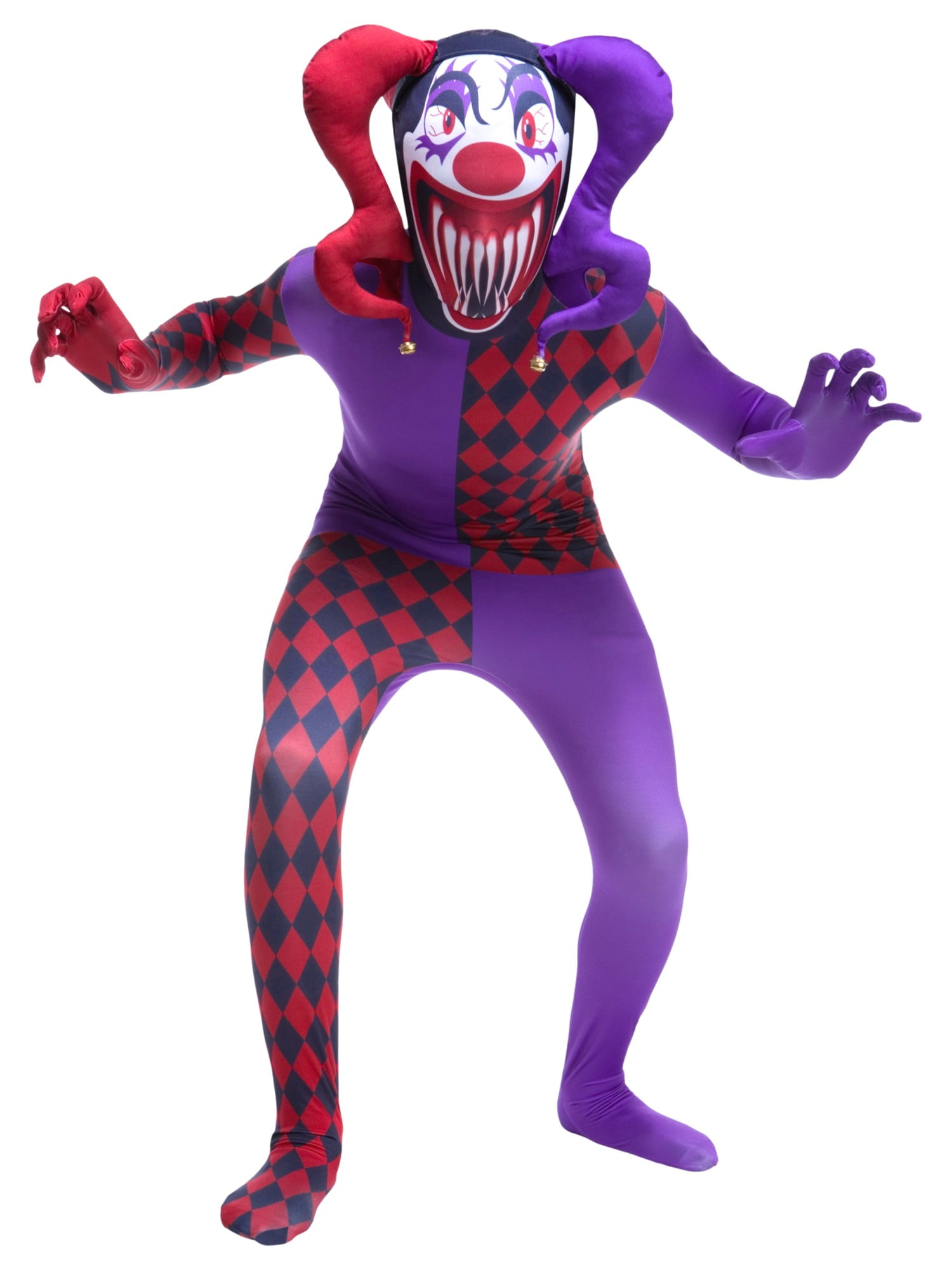 Halloween Boys Evil Jester Halloween Costume Medium (8-10) - Walmart.com