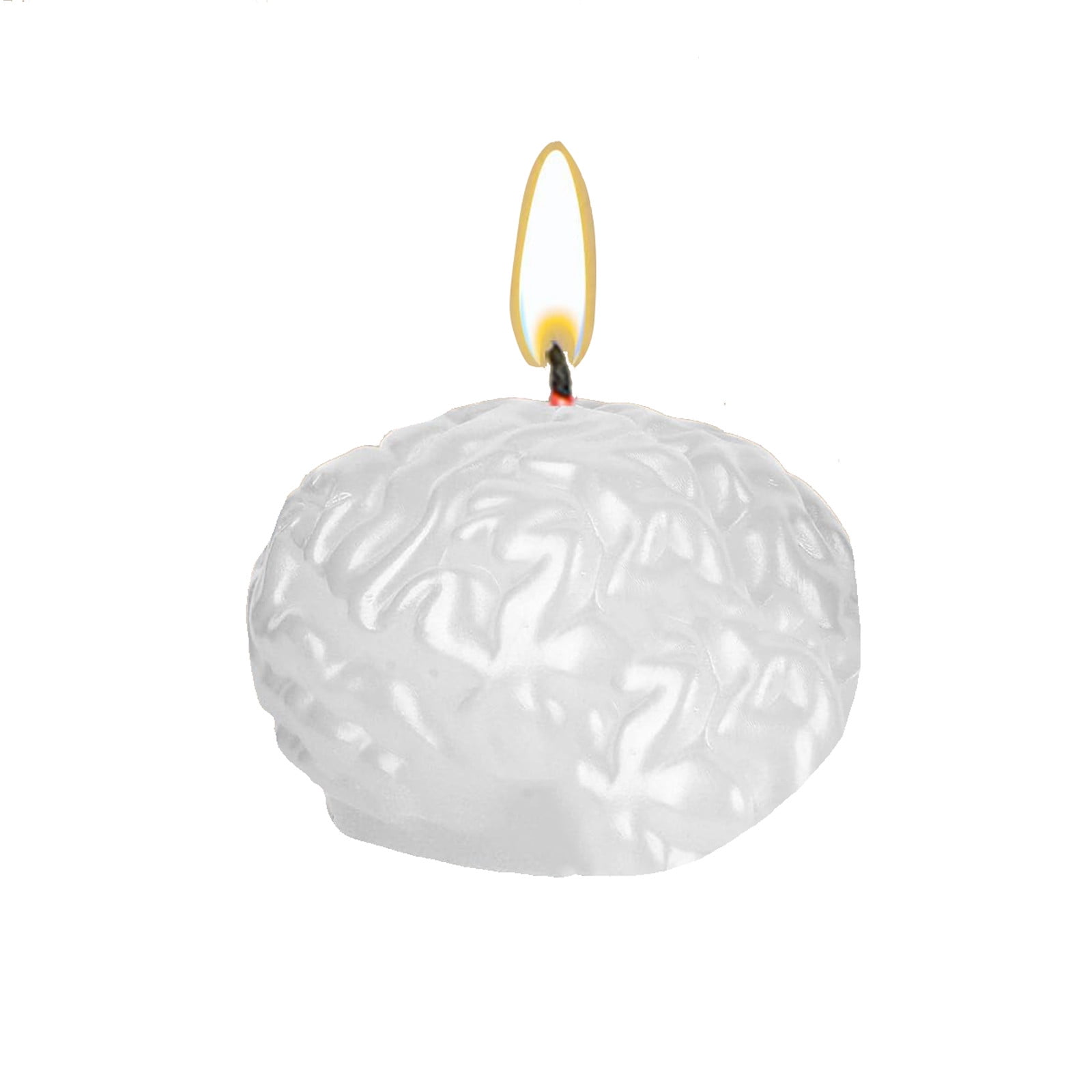 Halloween Brain-Shaped Candle Red - Spooky Table Decor for Halloween ...