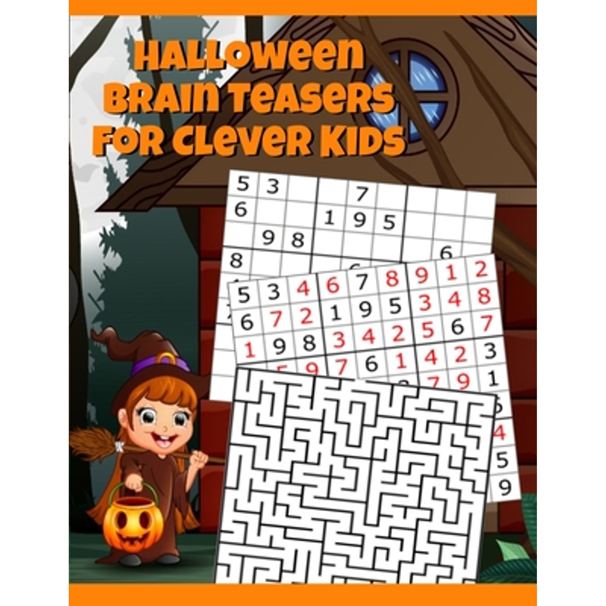 Halloween Brain Teasers For Clever Kids: Halloween Cryptogram, Word ...