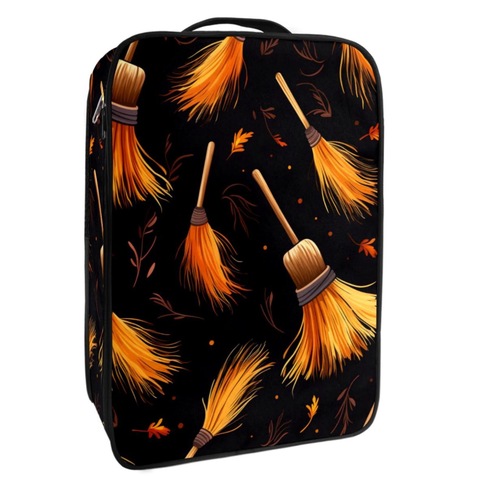 Halloween Broom Clear Polyester Shoe Containers - - 23x31cm/9x12in Shoe ...