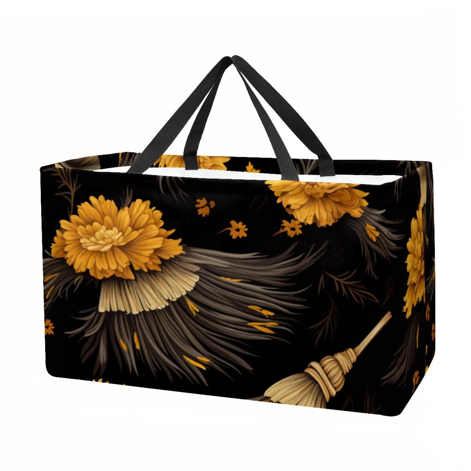 Halloween Broom Oxford Cloth Reusable Foldable Decorative Box – Large ...