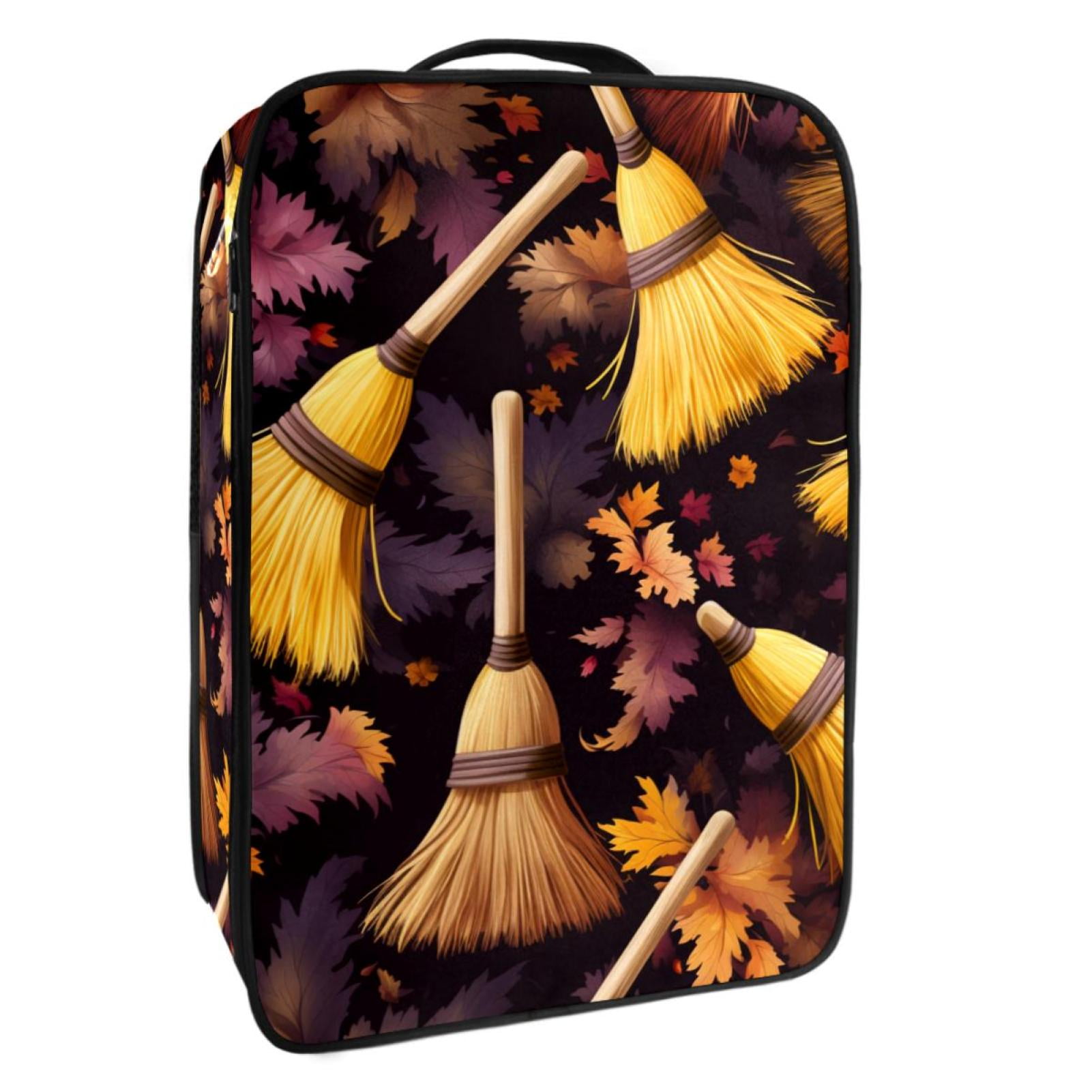 Halloween Broom Polyester Shoe Storage Containers, 23x31cm/9x12in, Pack ...