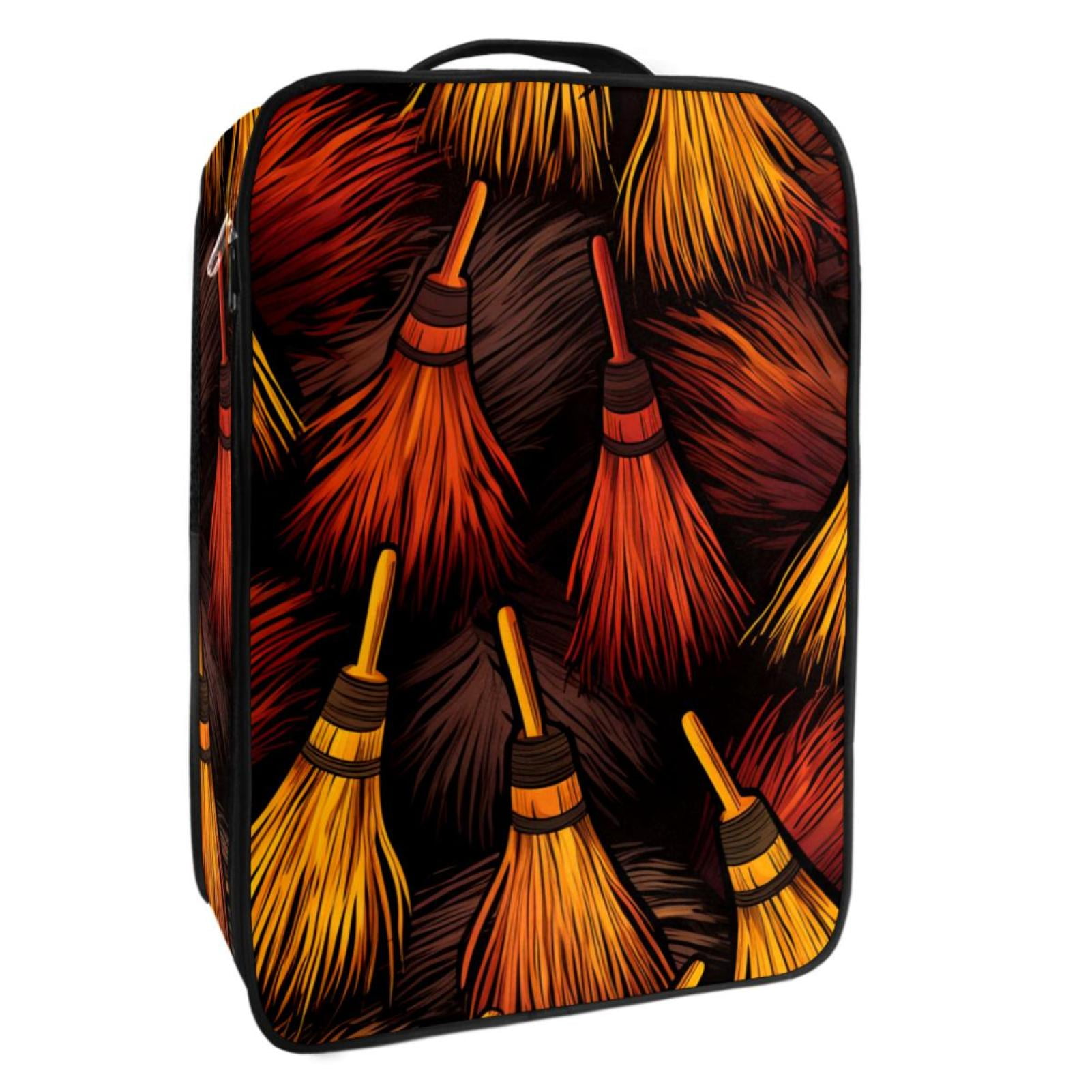 Halloween Broom Polyester Shoe Storage Containers, 23x31cm/9x12in, Pack ...