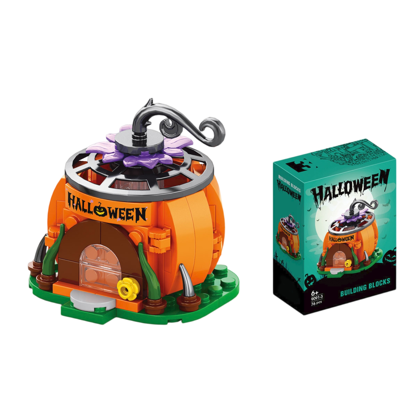 Halloween Building Block Set – DIY The Nightmare Before Christmas Brick ...