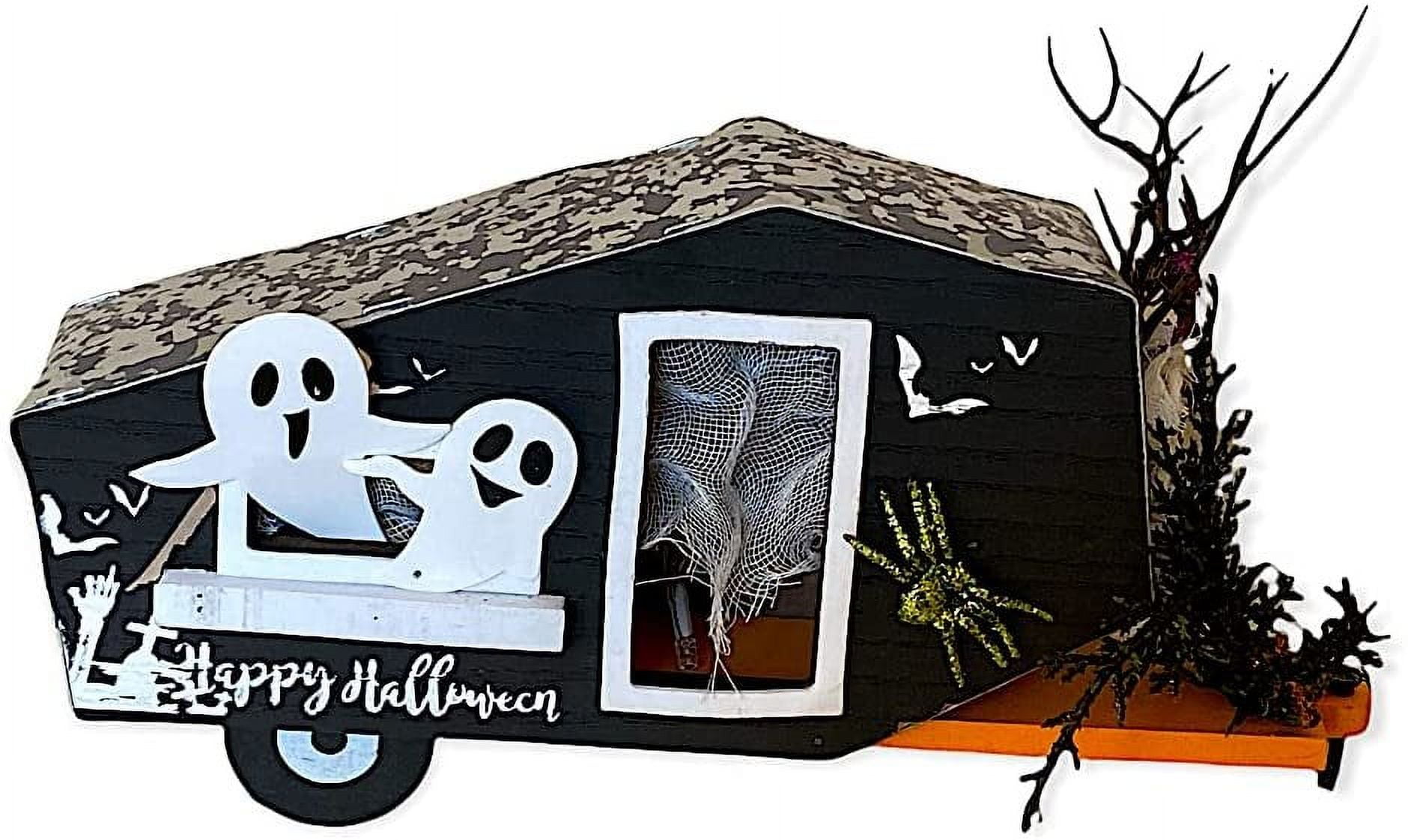 Halloween Camper Lighted Indoor Decoration Ghost Camper - Walmart.com
