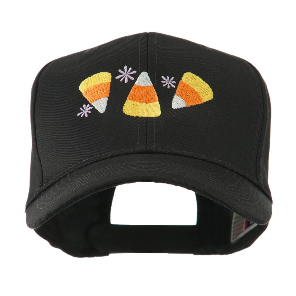 Halloween Candies Embroidered Cap - Black OSFM - Walmart.com