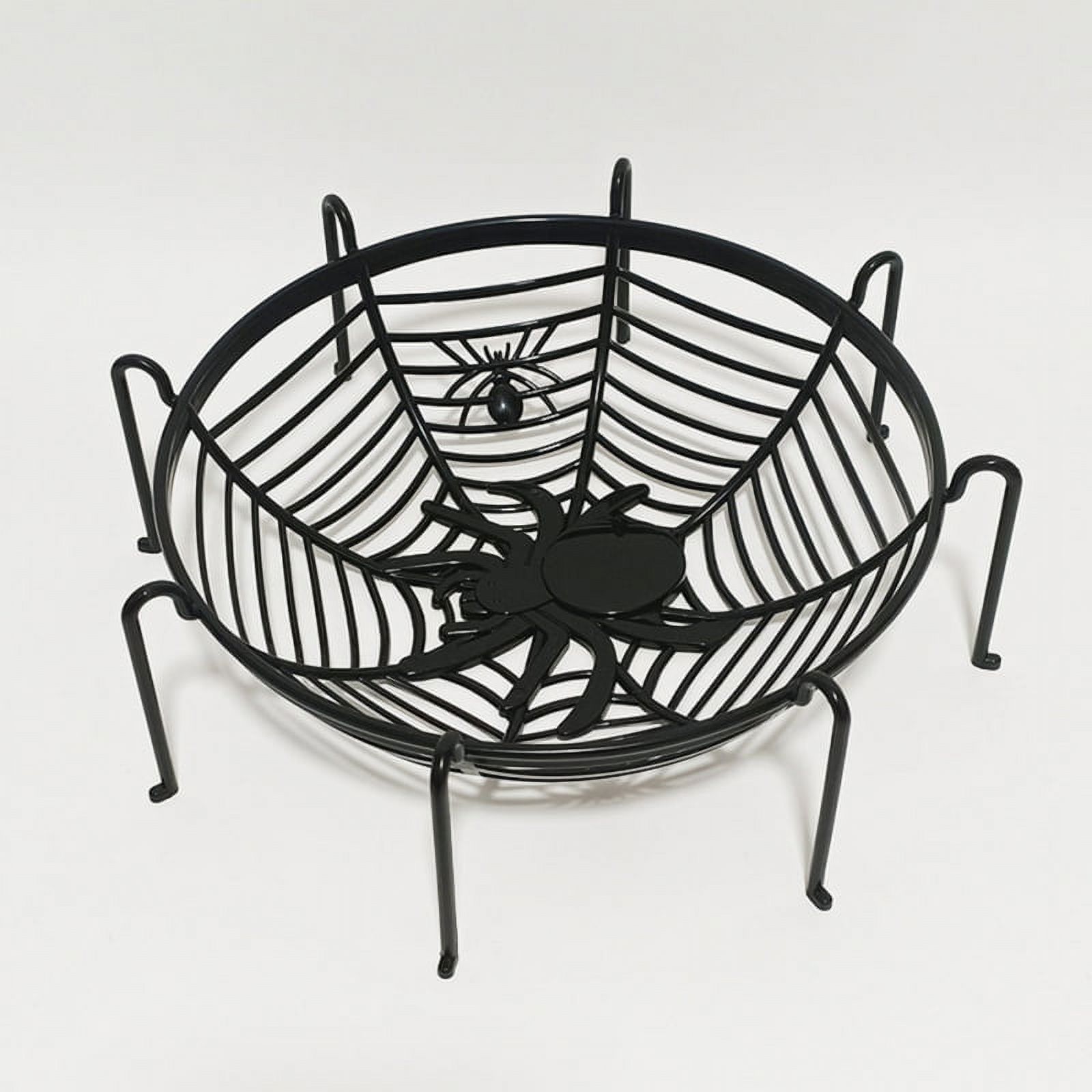 Halloween Candy Bowls Plastic Spider Web Bowls Trick or Treat Basket ...