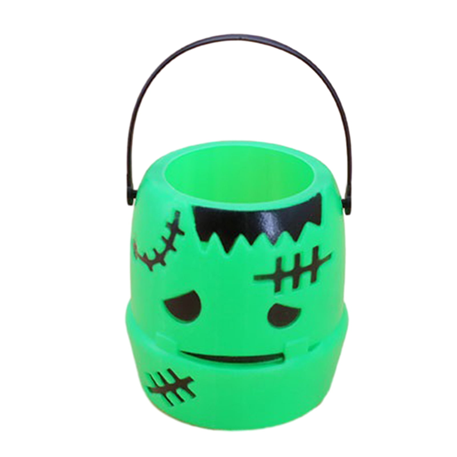 Halloween Candy Bucket High Space Bright Colors Easy to Carry Pumpkin ...