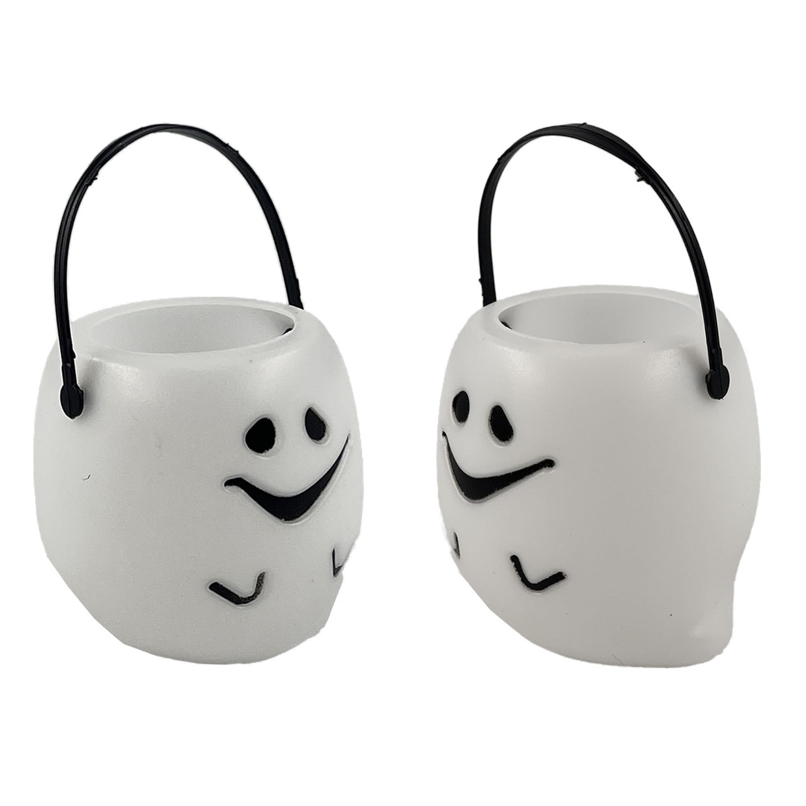 Halloween Candy Bucket, Trick or Treat Bucket, Halloween Ghost Jar ...