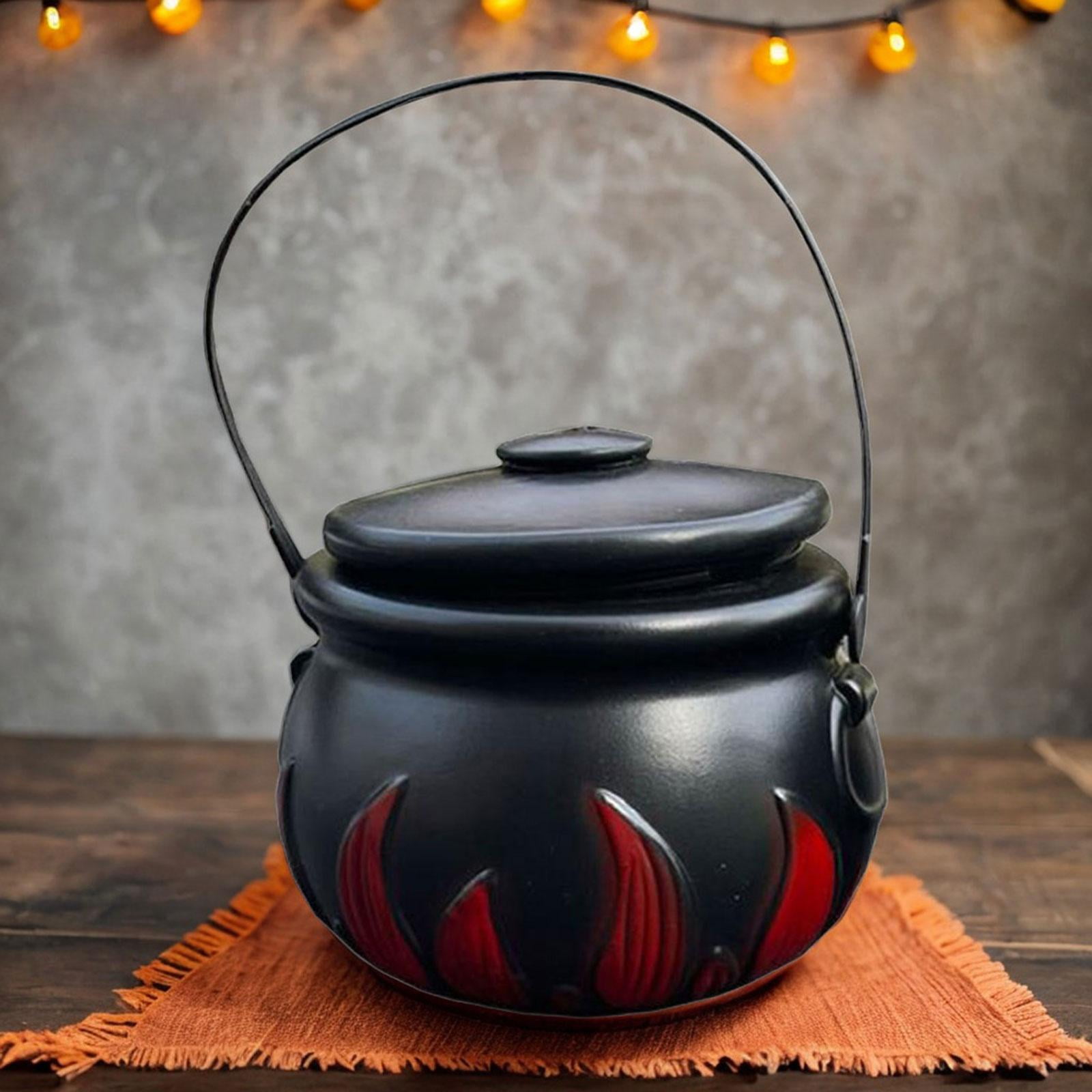 Halloween Candy Bucket with Lid Candy Holder for Photo Props Festivals ...
