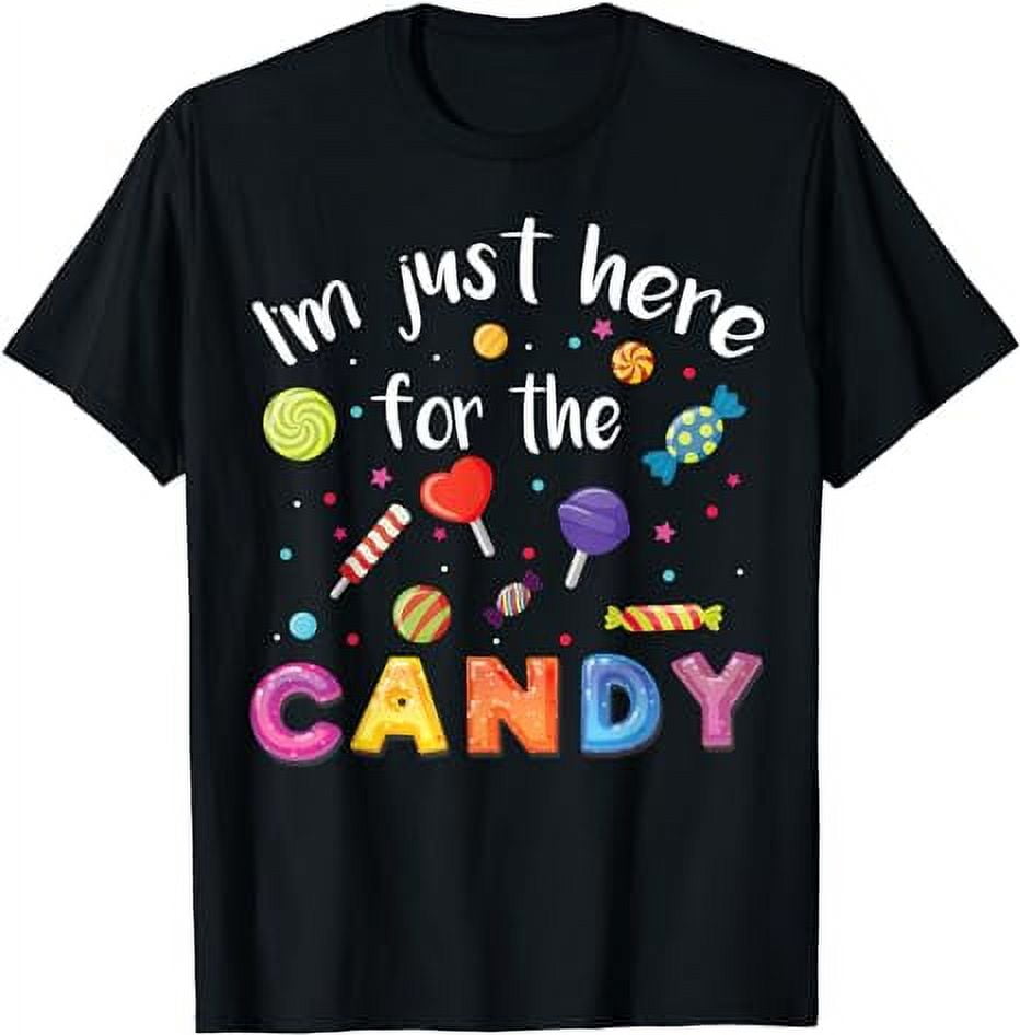 Halloween Candy Corn Costume Men Women Lollipop T-Shirt - Walmart.com