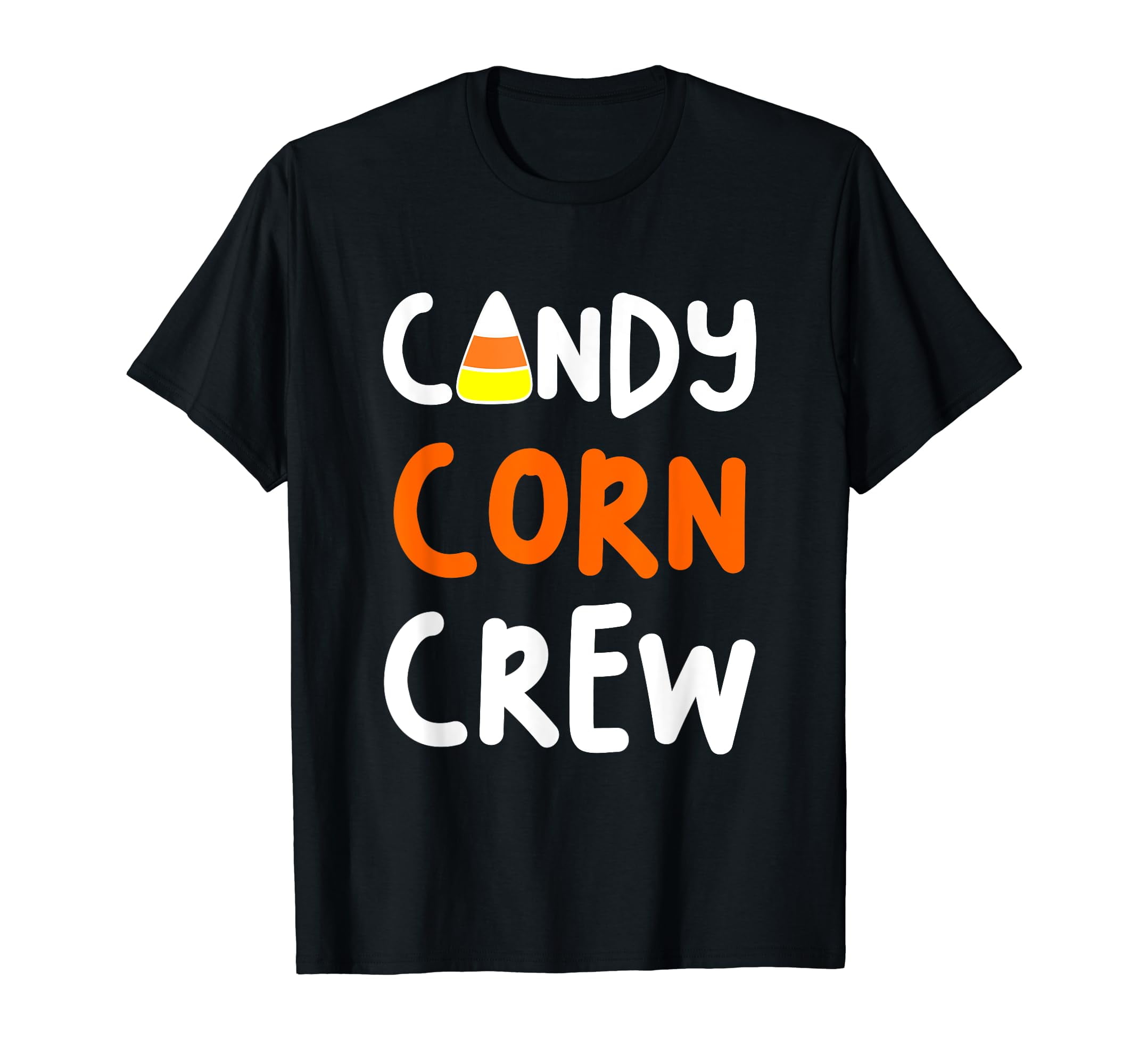 Halloween Candy Corn Squad Team Candy Corn Crew Halloween Black T-Shirt ...
