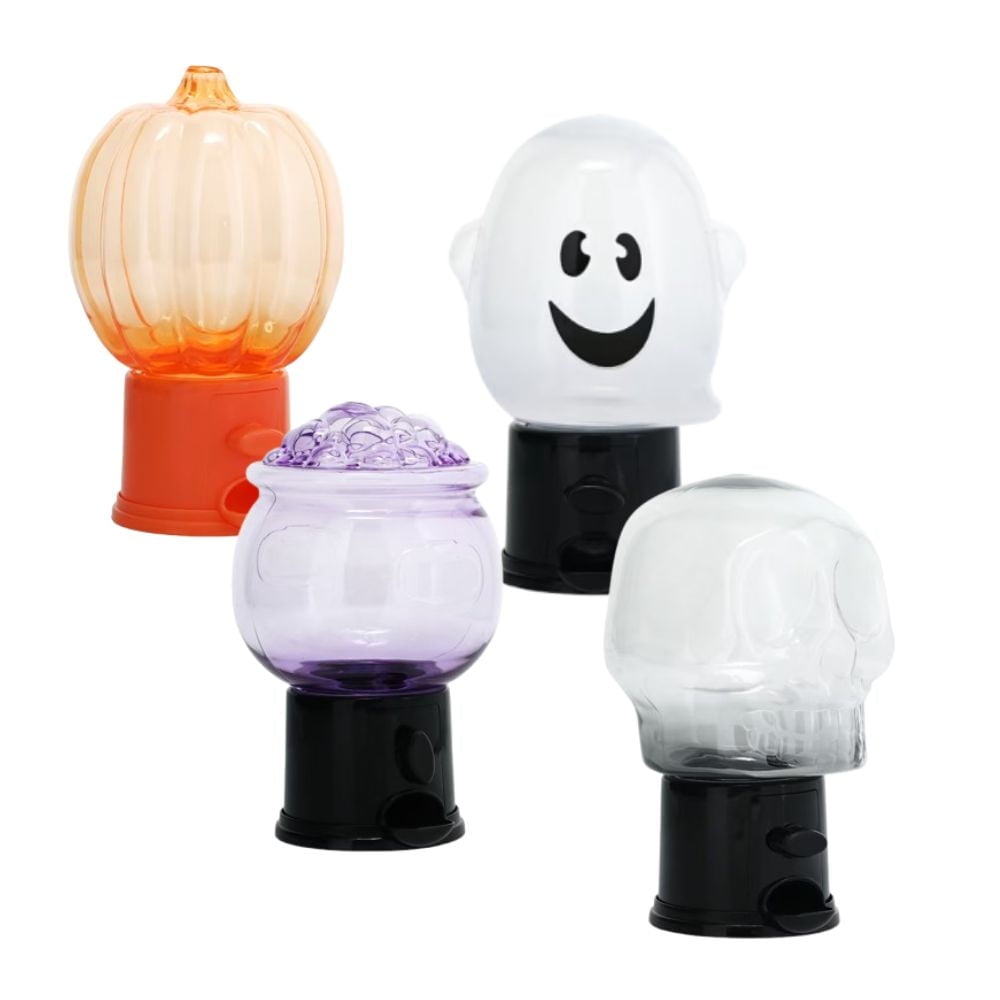 Halloween Candy Dispensers with Lids, 4-Pack Assorted Styles – Pumpkin ...