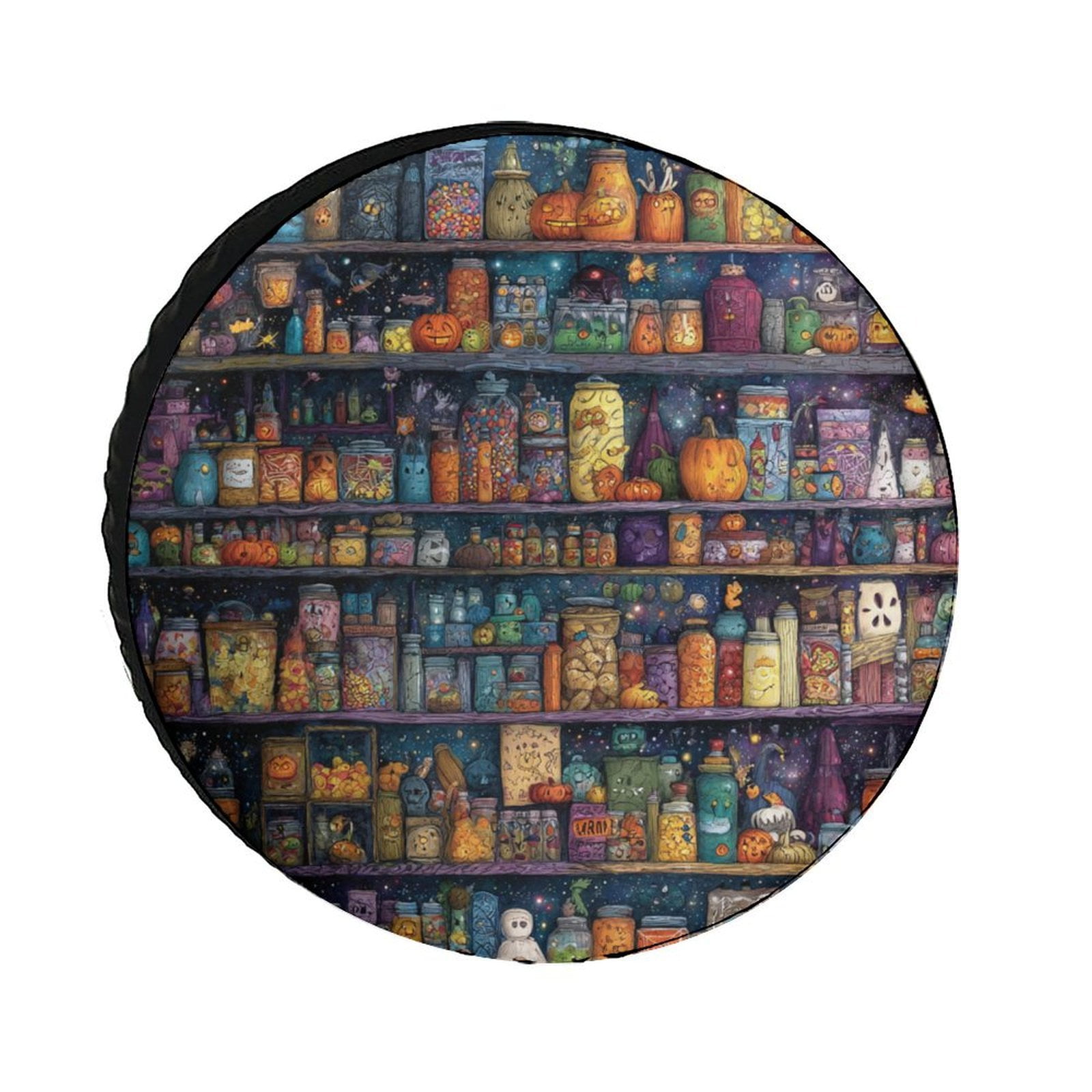 Halloween Candy Jars And Bottles Heavy Duty Spare Tire Cover Halloween ...
