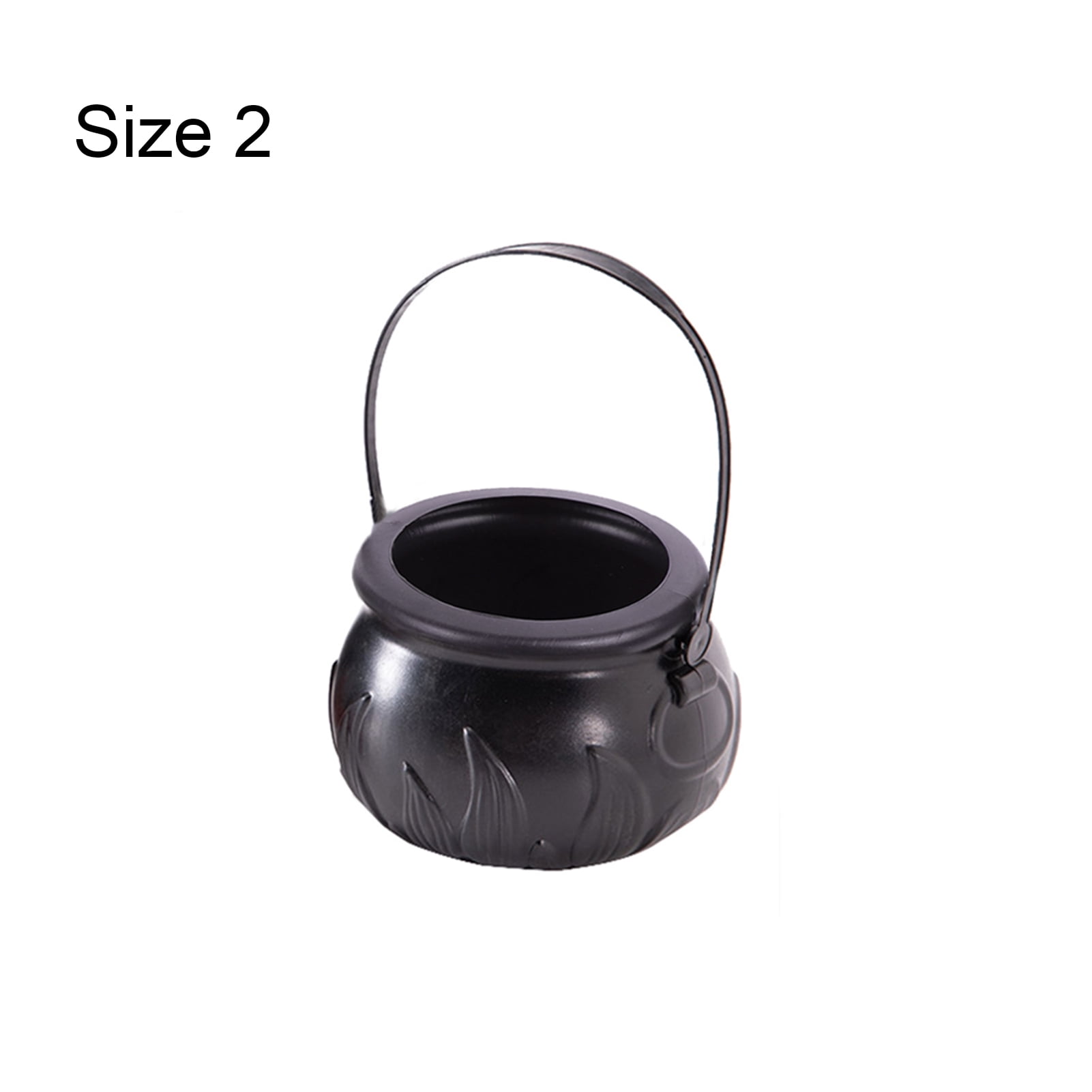 Halloween Candy Pot Witch Prank Toy Ornament Novelty Cauldron Bucket ...