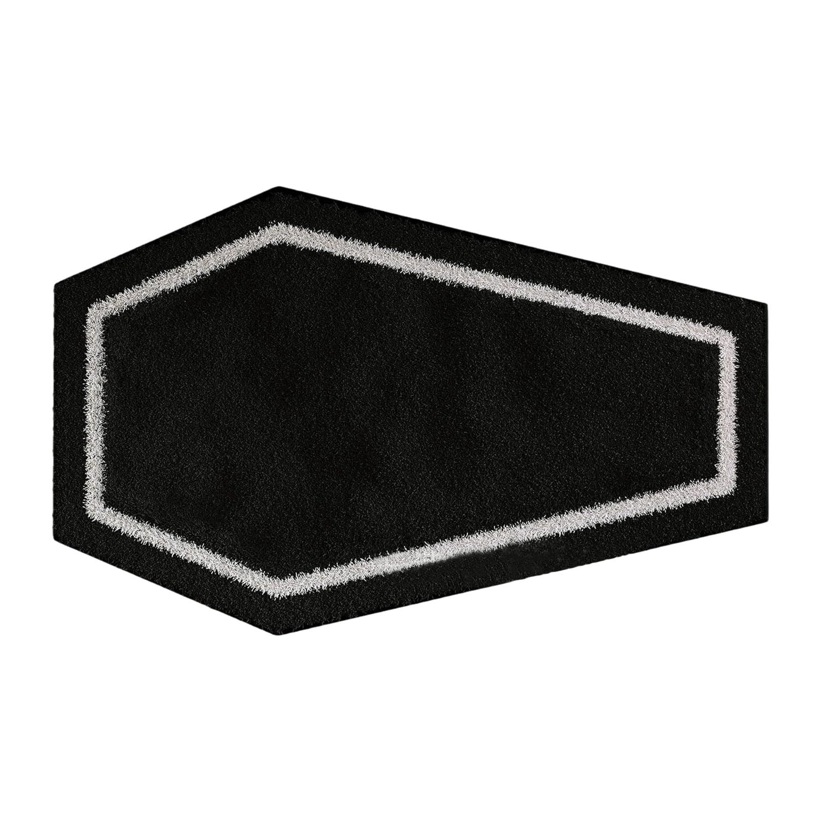 Halloween Carpet Mat Super Absorbent Coffin Shaped Bath Rug for ...