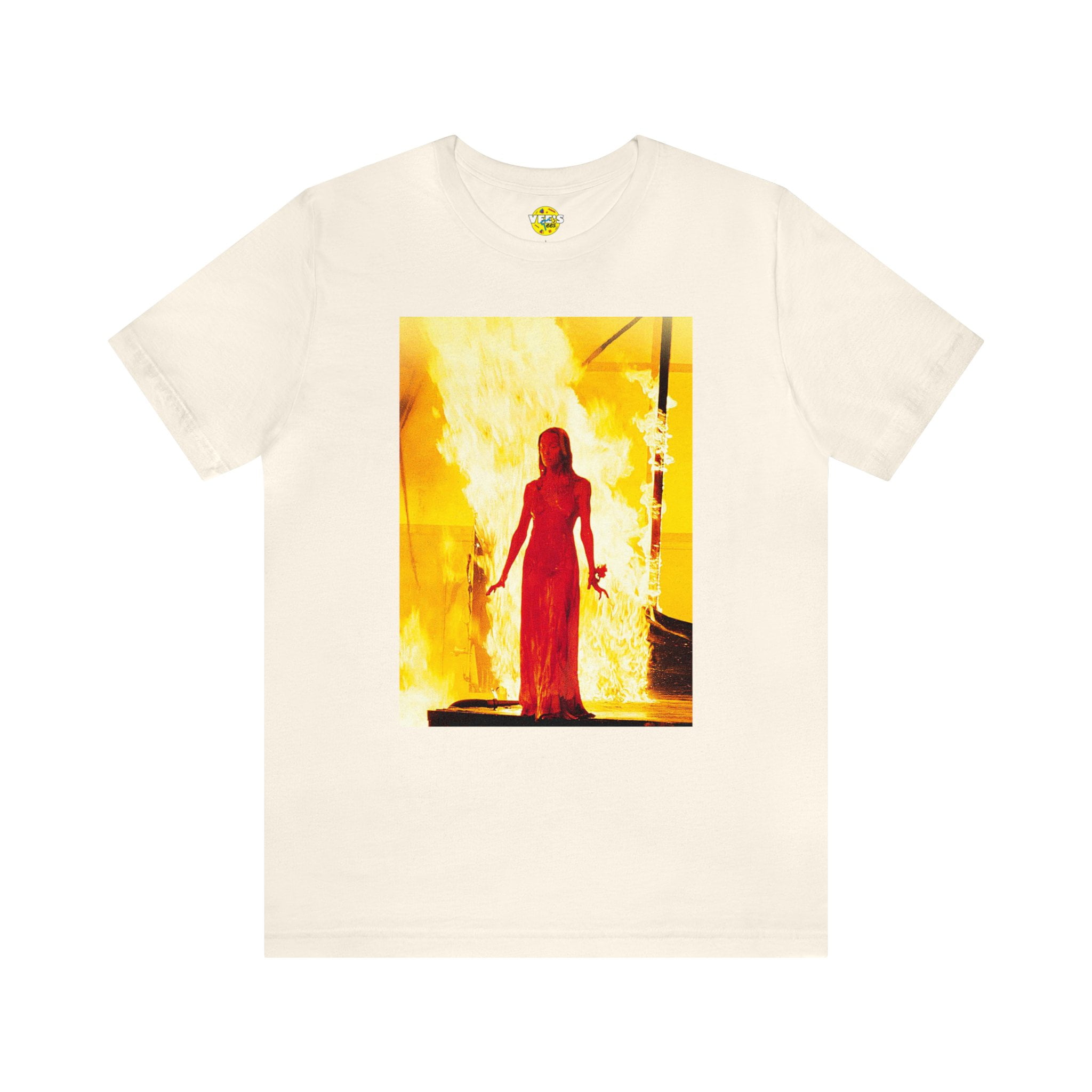 Halloween Carrie Burning Stage TShirt - Iconic Horror Movie Tee - Walmart.com