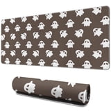 Halloween Cartoon Ghost Mouse Pad Extended Desk Mat, Kawaii Design ...