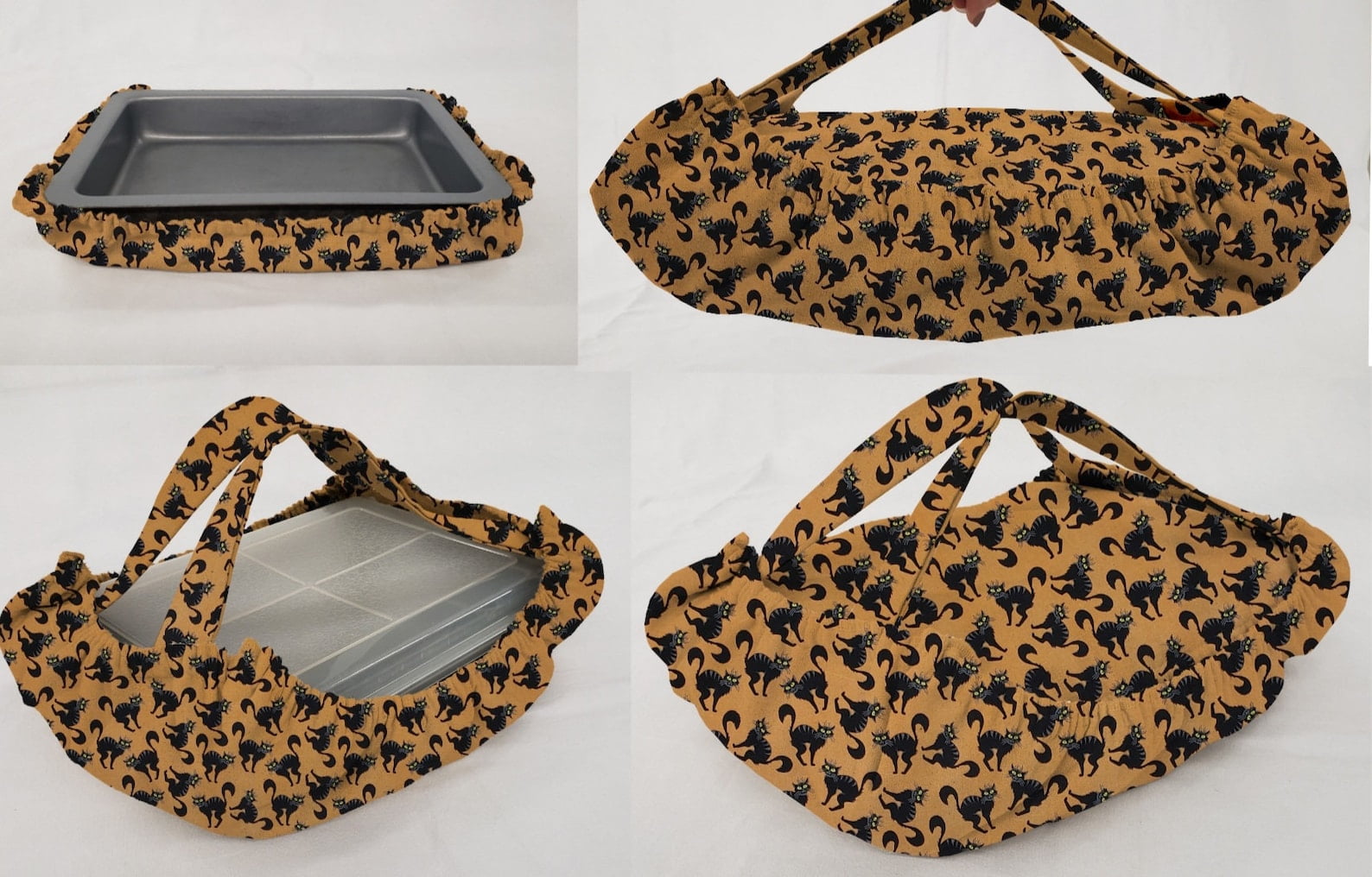 Halloween Casserole Baking Pan or Pie Plate Cozy and Carrier by Penny's ...